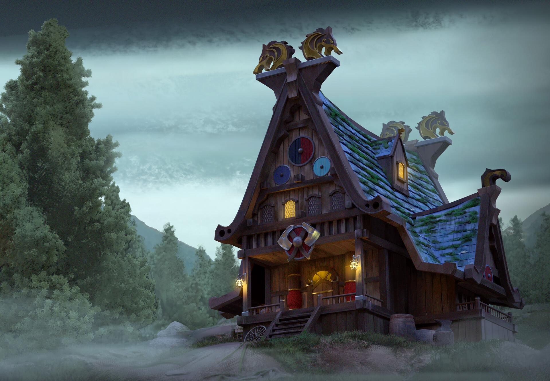 ArtStation - Viking home