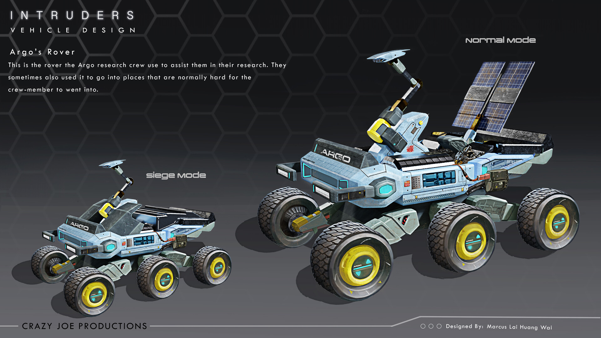 ArtStation - Vehicle Design for Intruders - Argo Rover