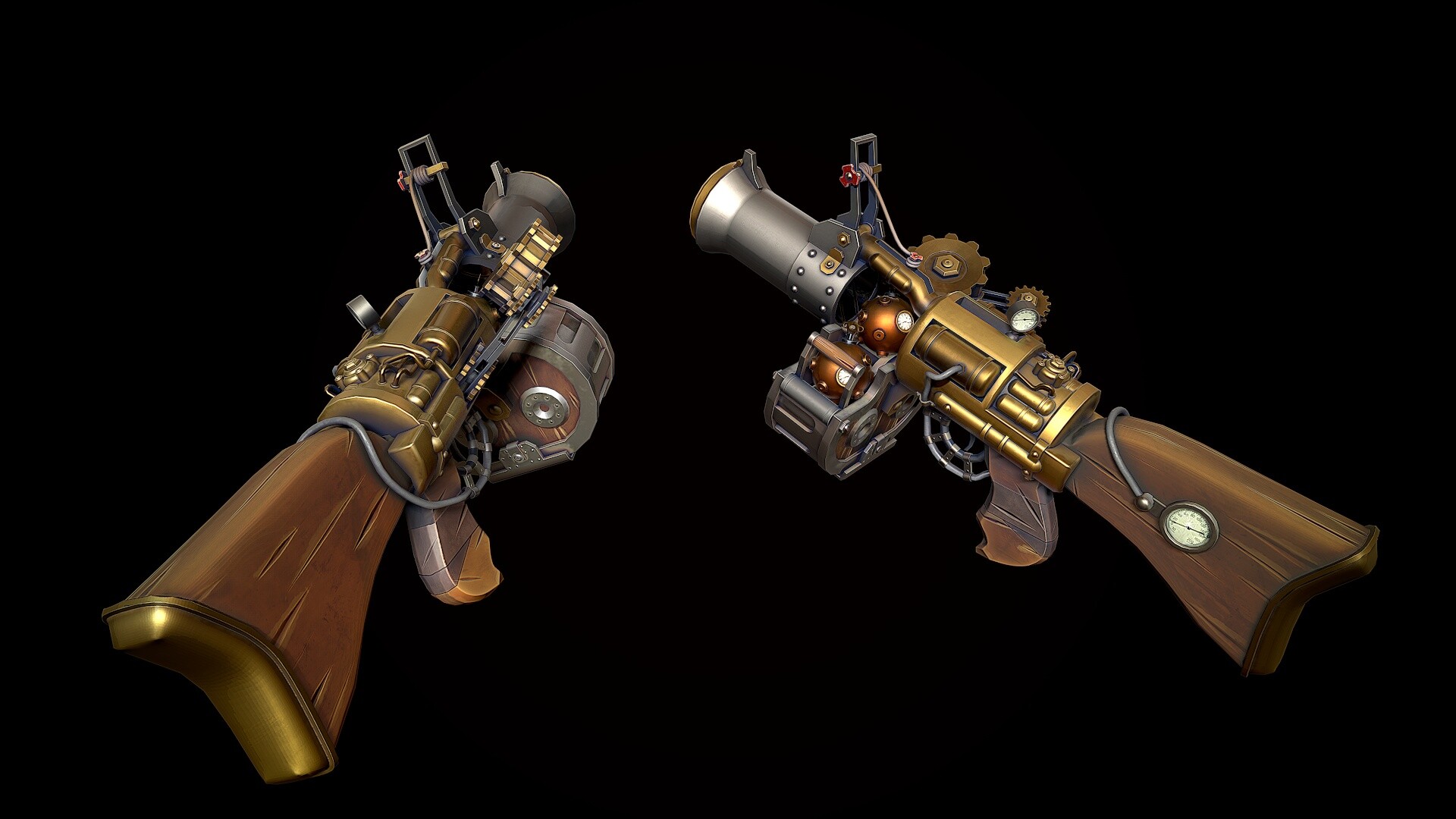 ArtStation - Overwatch - Steampunk Frag Launcher