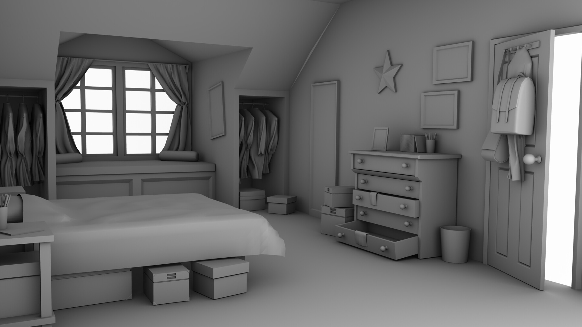 ArtStation - 3D room