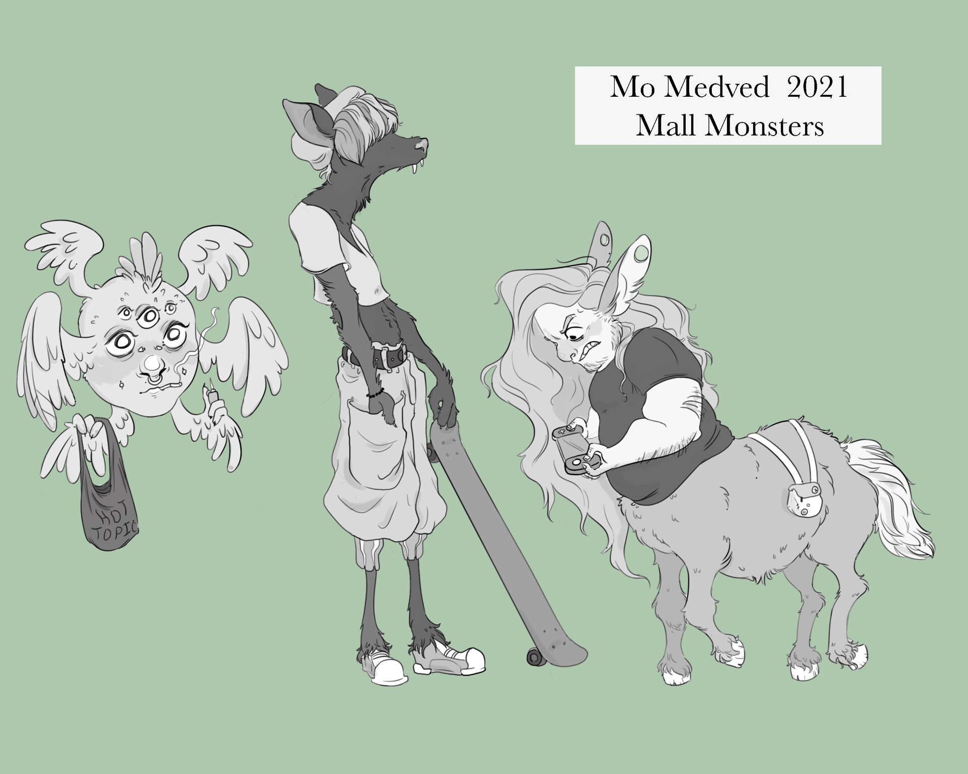 ArtStation - Mall Monsters