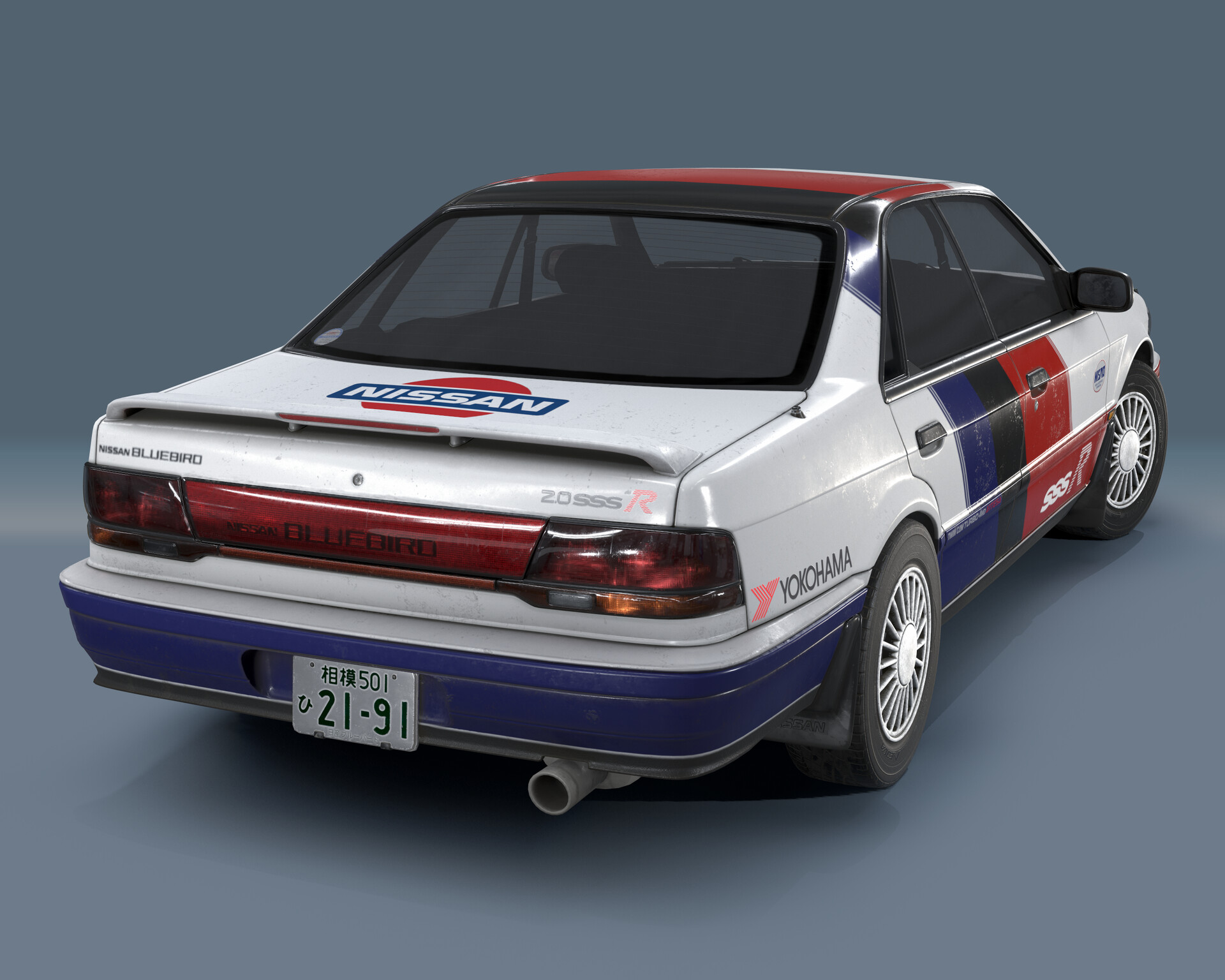 Igor Shapovalov - Nissan Bluebird SSS-R Rally prototype