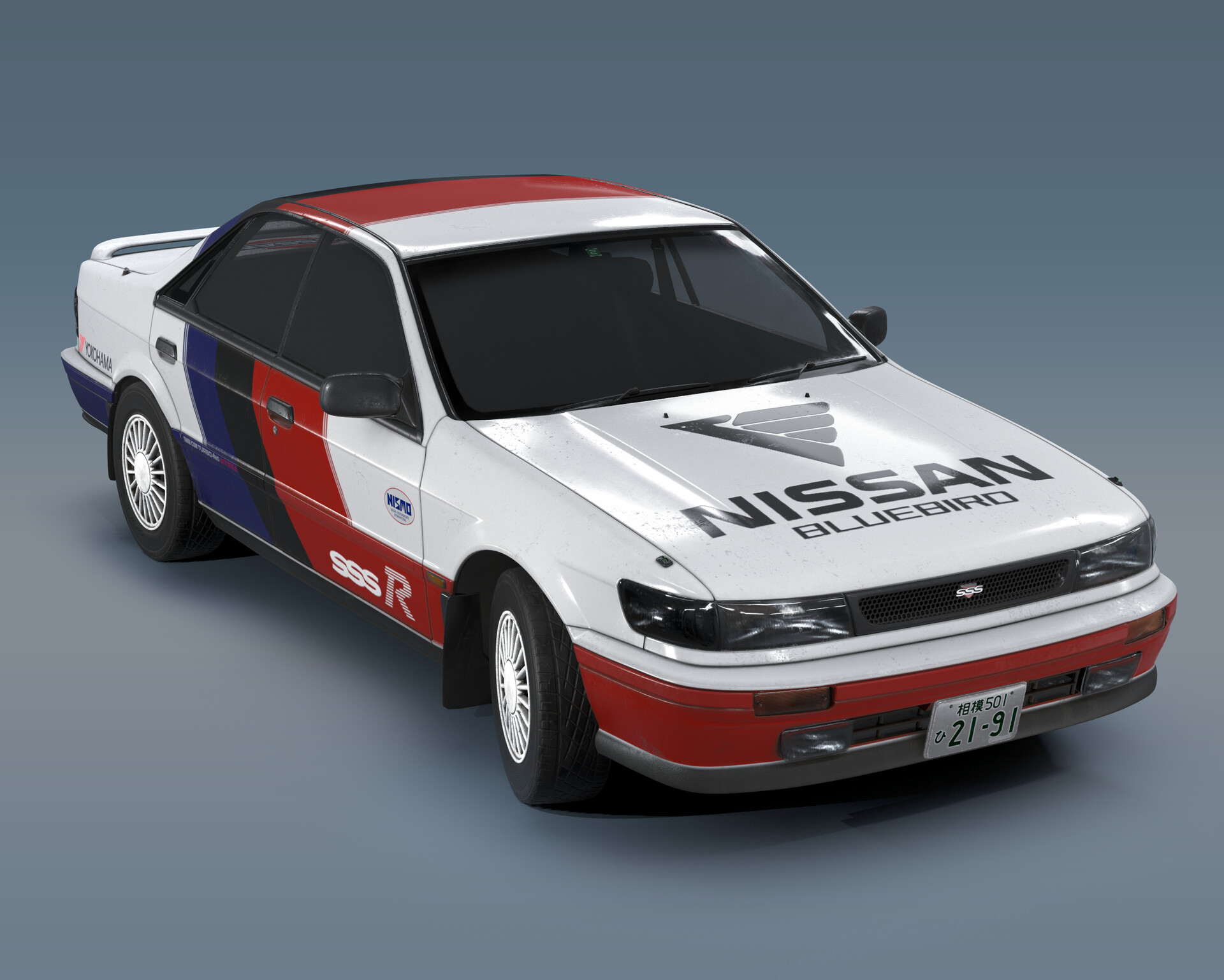Igor Shapovalov - Nissan Bluebird SSS-R Rally prototype