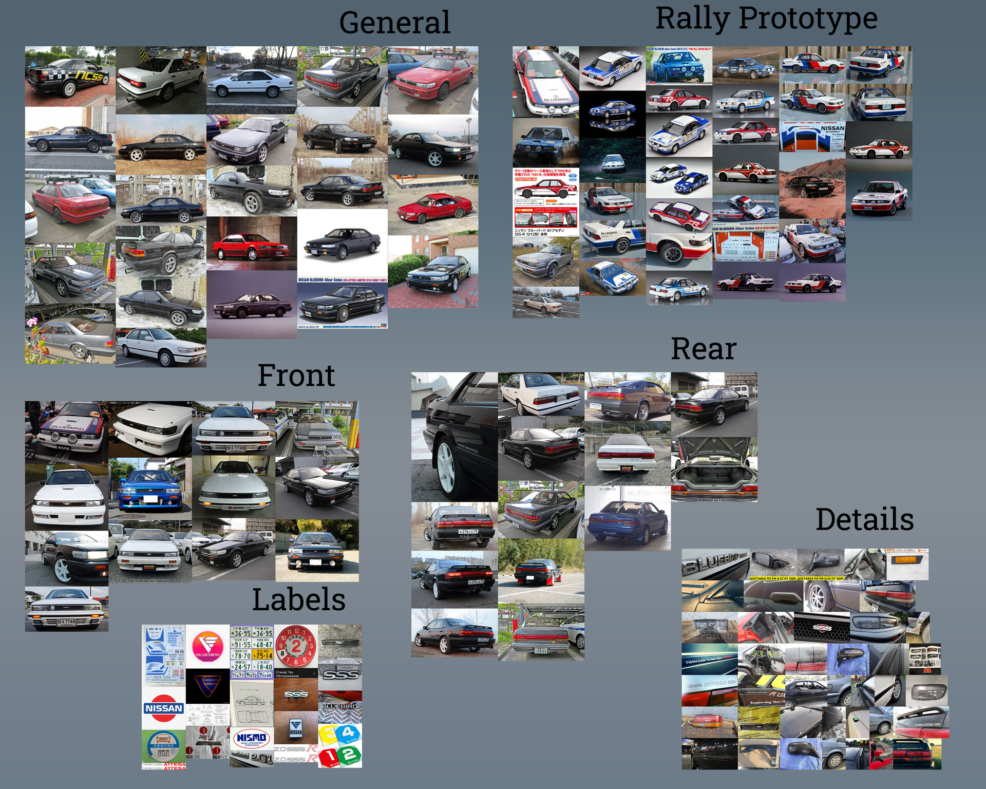 Igor Shapovalov - Nissan Bluebird SSS-R Rally prototype