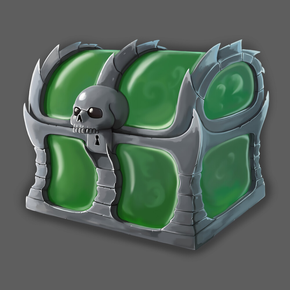 ArtStation - The Undead King's Chest