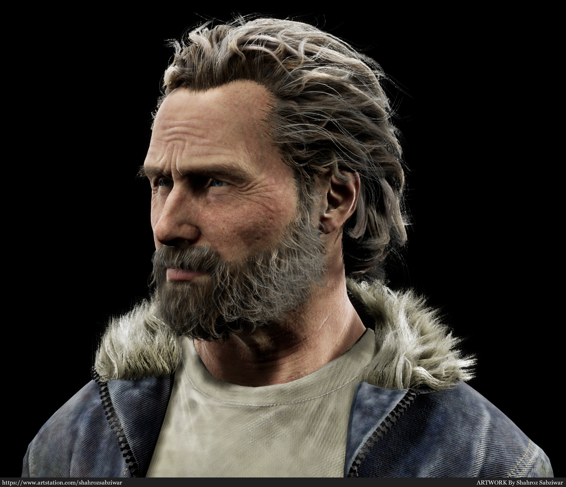 ArtStation - Rick Grimes Concept | Real-time