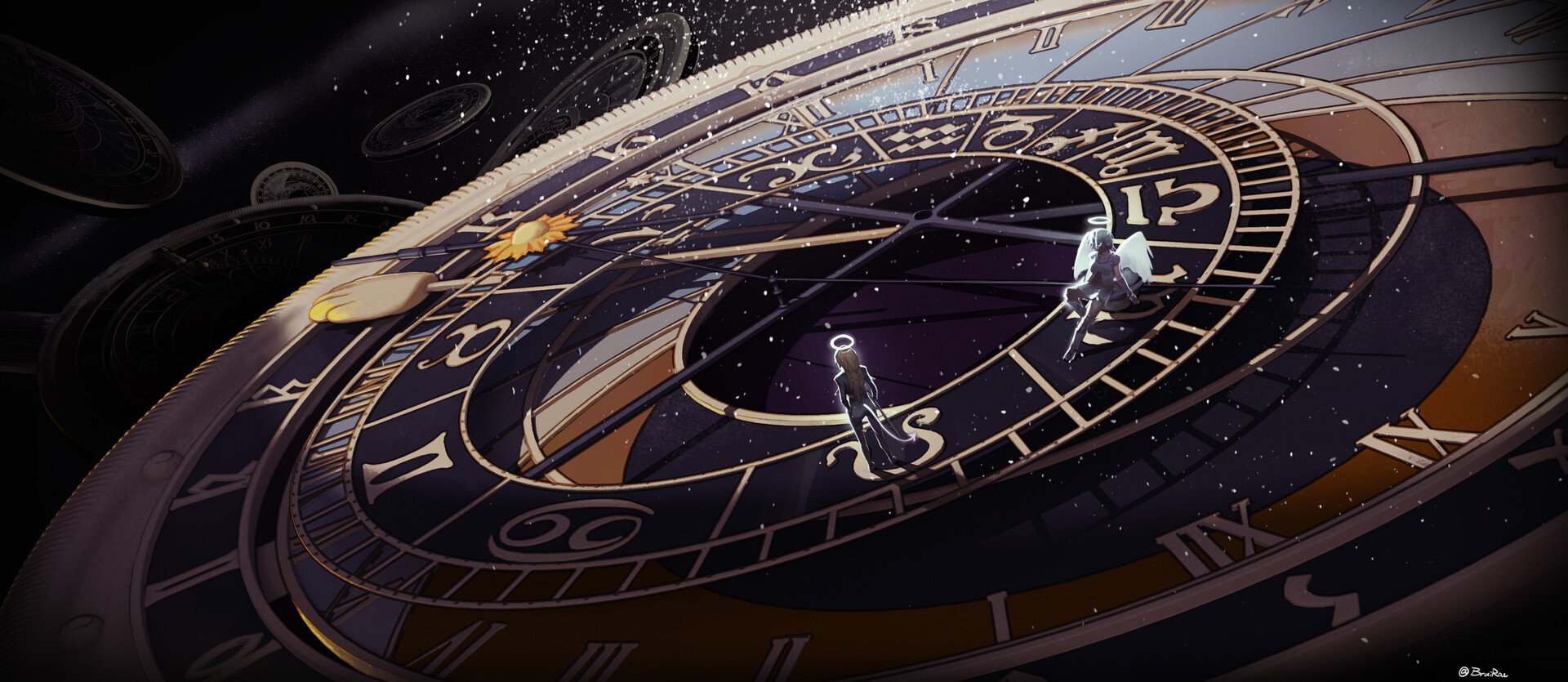 ArtStation - clock panel