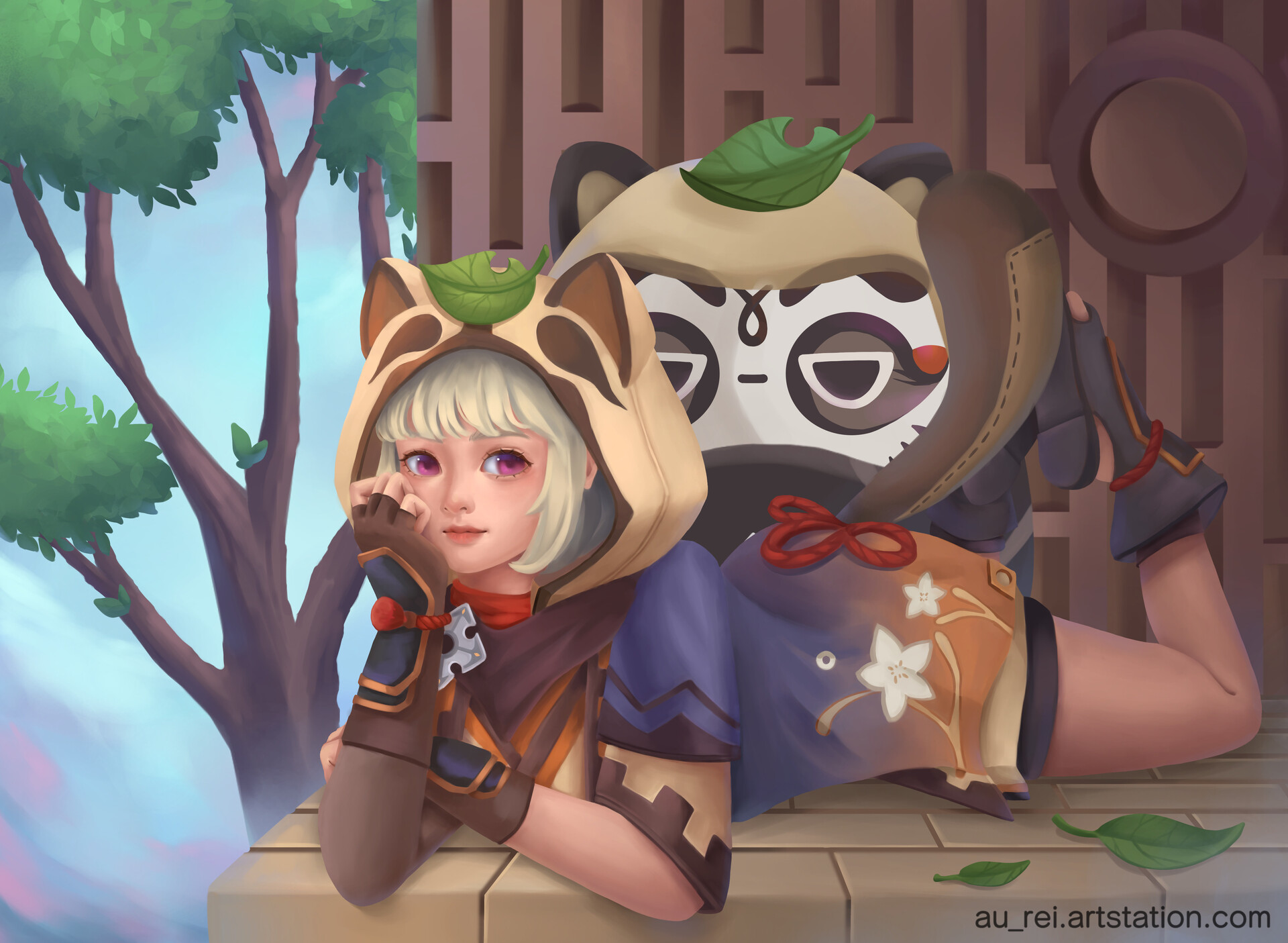 ArtStation - Sayu genshin