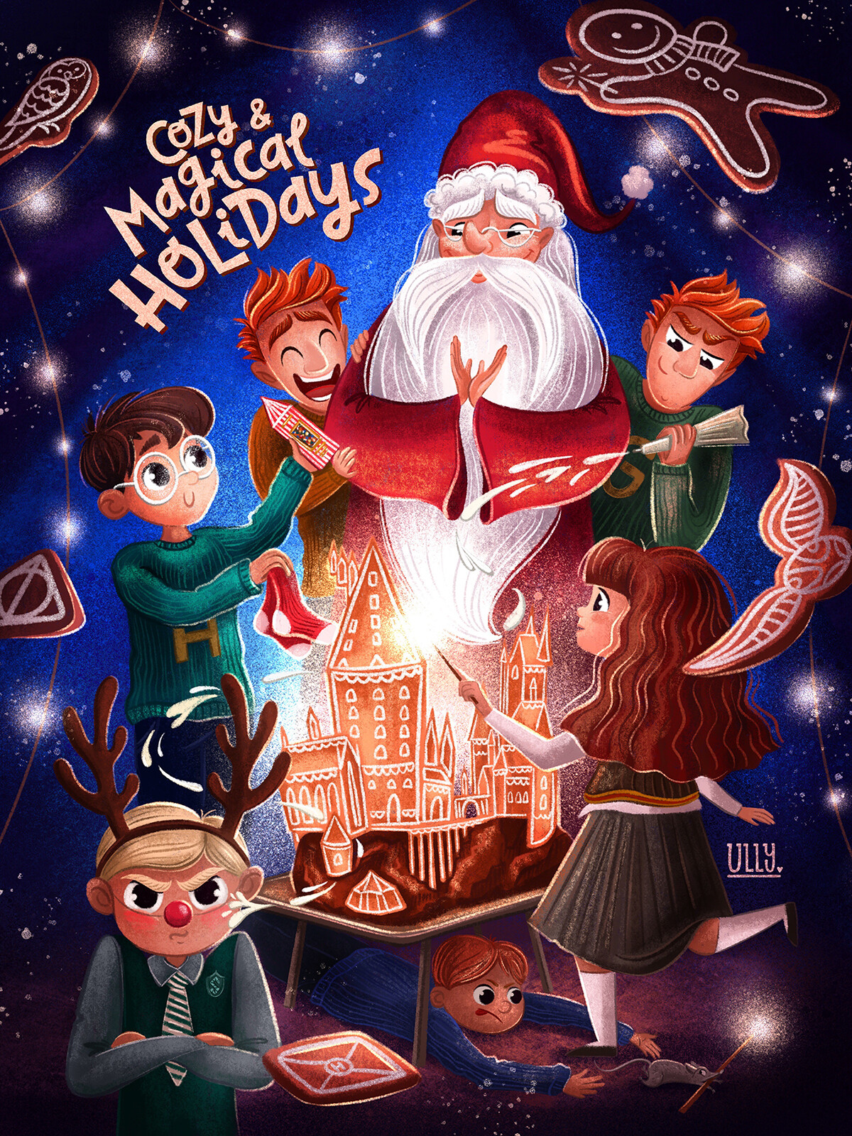 ArtStation - Christmas at Hogwarts