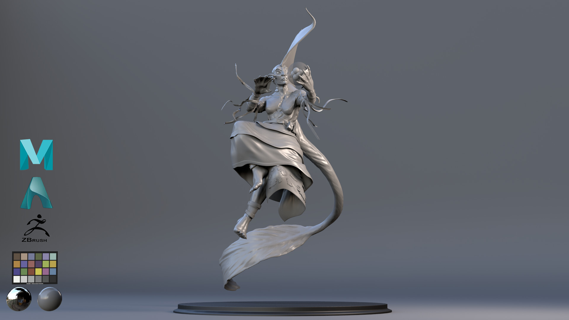 ArtStation - Bipedal Character - Merfolk Pilgrim