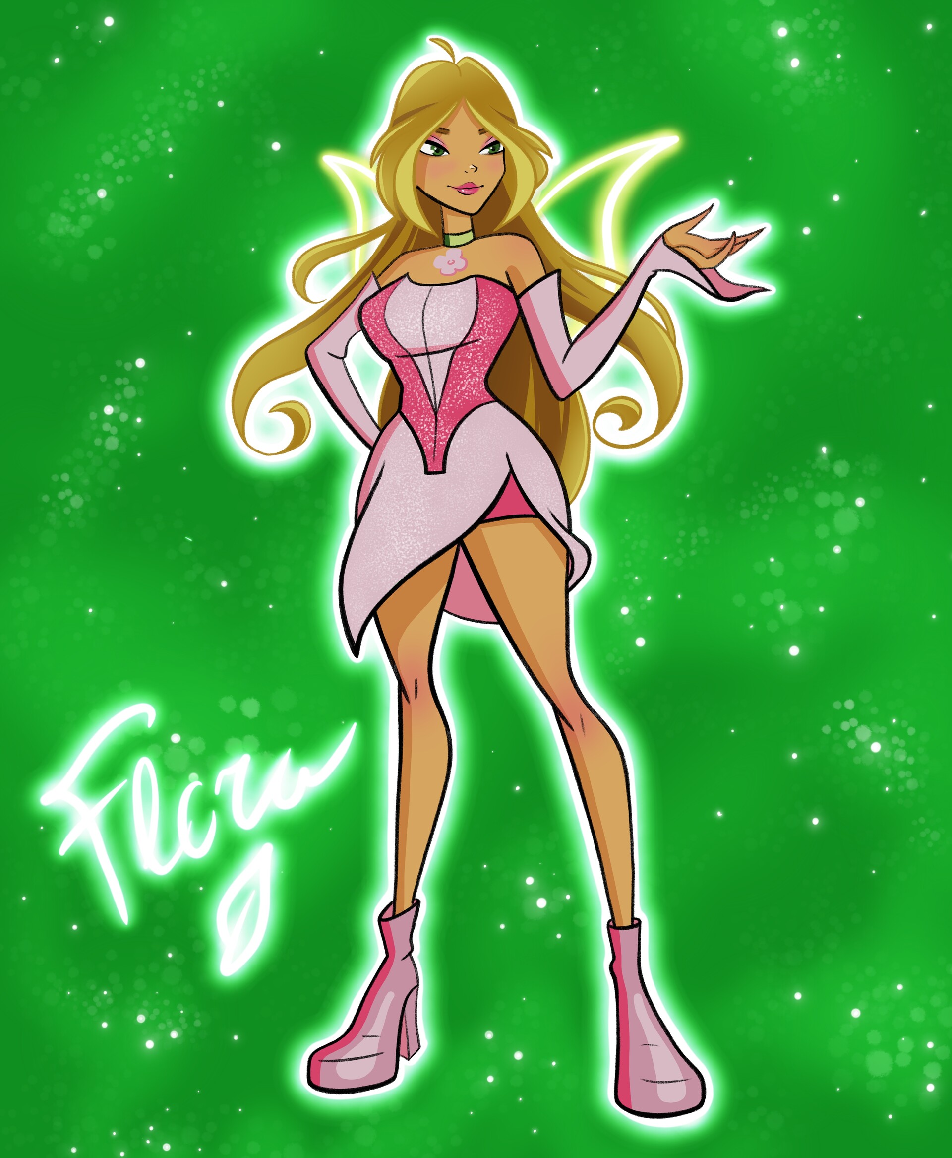 ArtStation - Winx Flora fanart