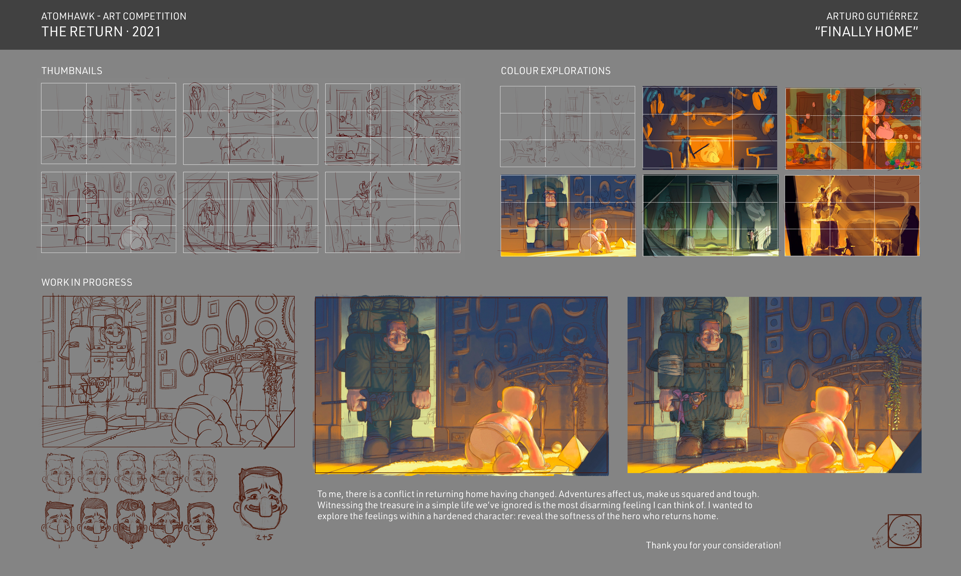 Arturo Gutiérrez on ArtStation - The Return - Atomhawk: Shortlisted
