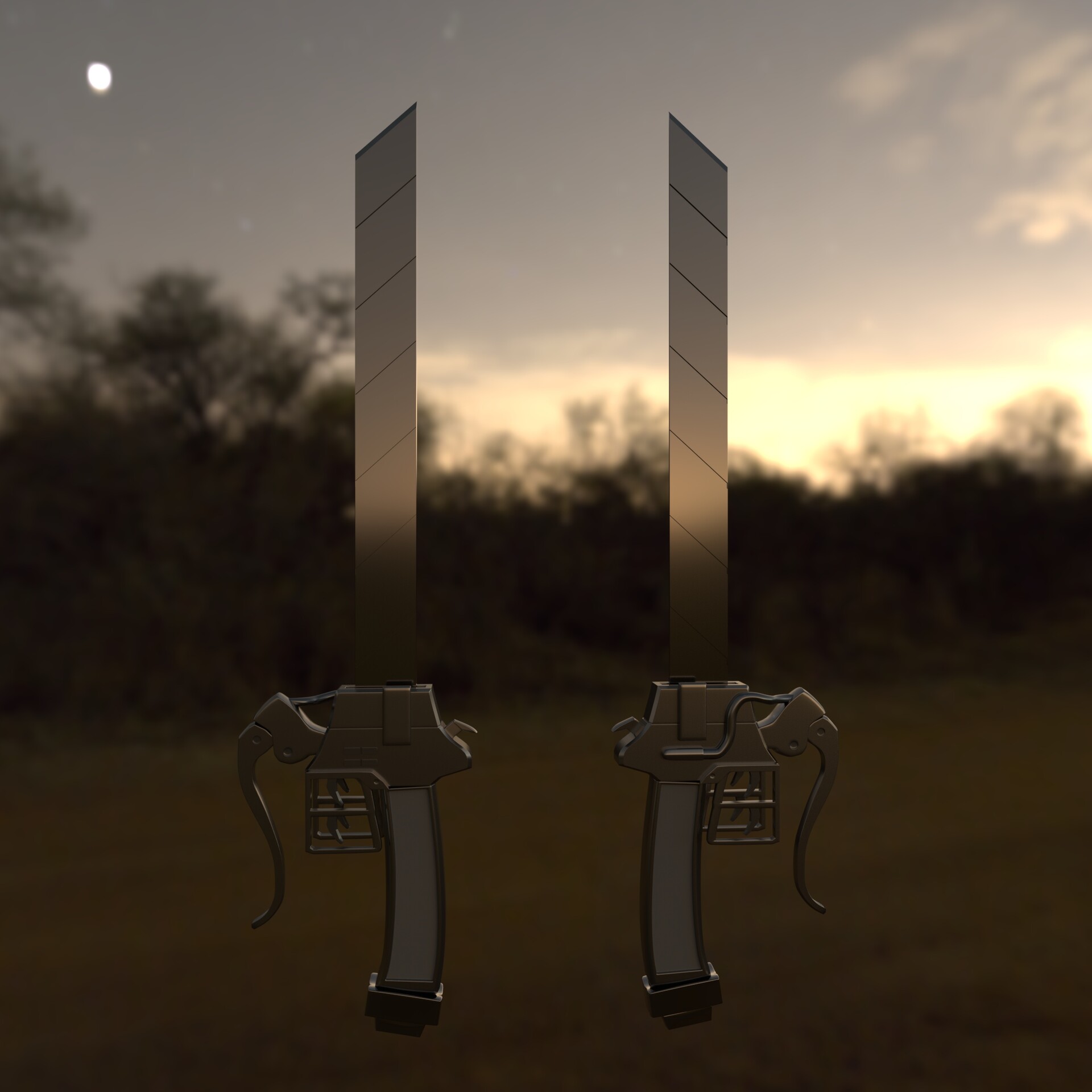 ArtStation - ATTACK ON TITAN- SWORDS