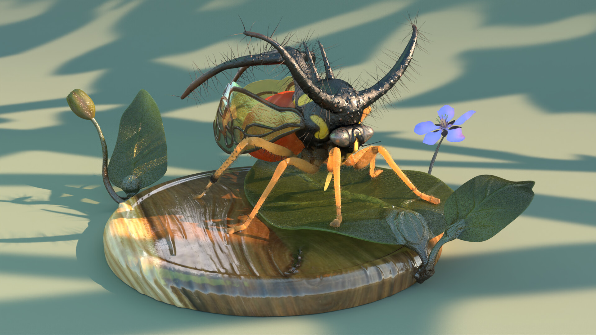 ArtStation - Insect. Treehopper
