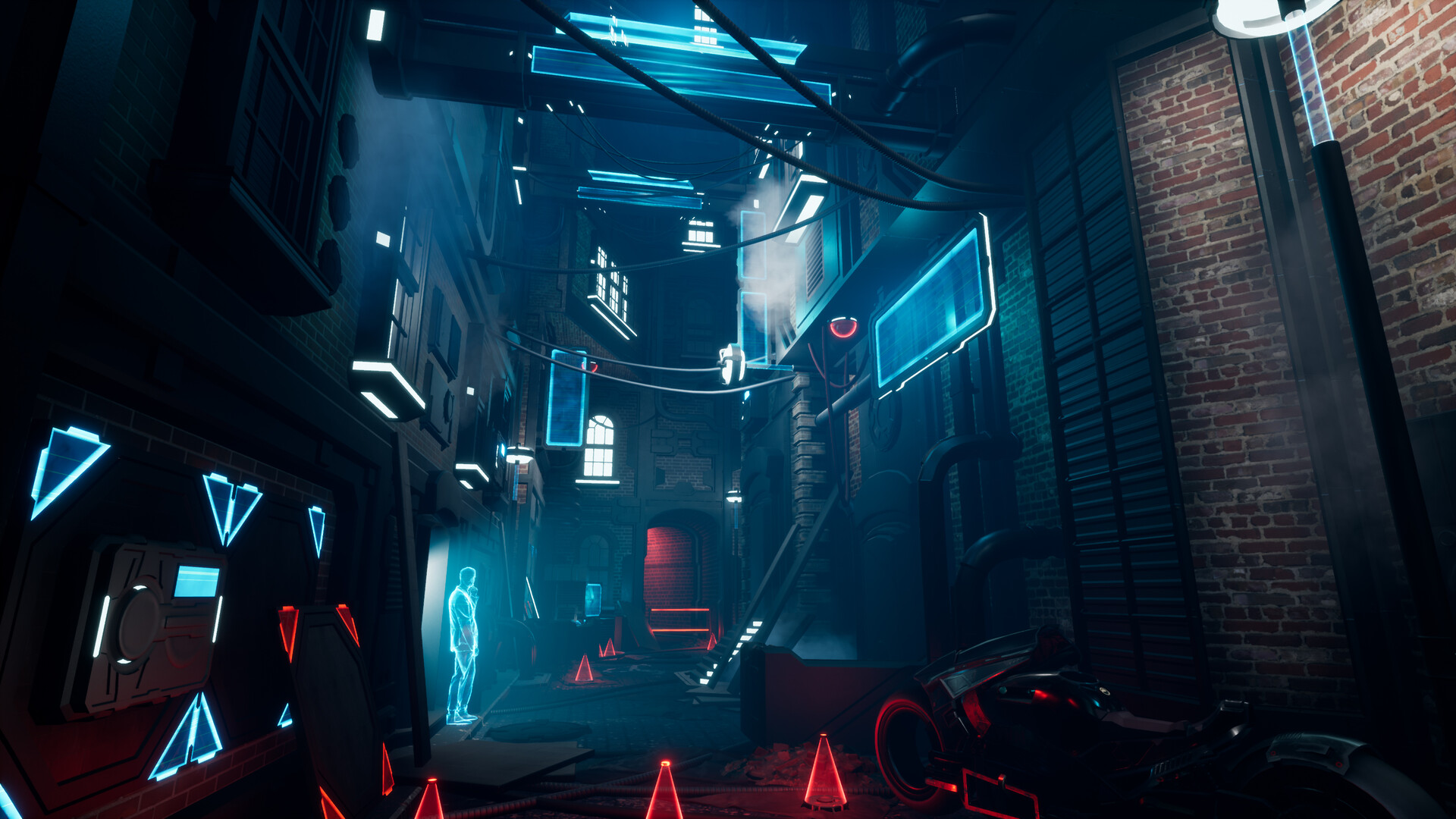 ArtStation - Futuristic London Alley