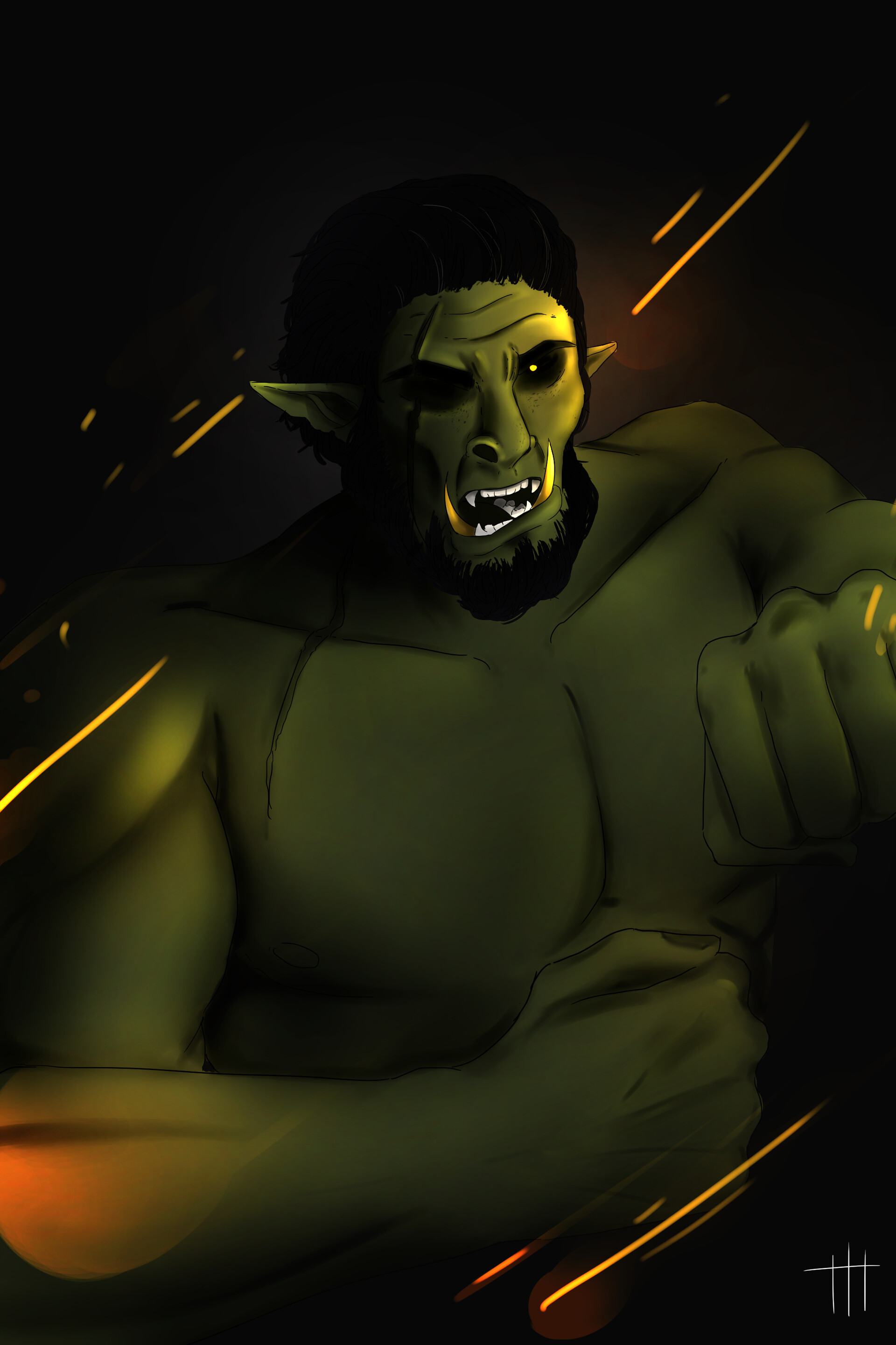 ArtStation - Not So Fancy Ork