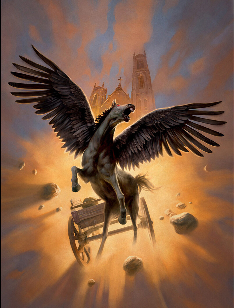 Pegasus by Donald Caron : r/ImaginaryMythology