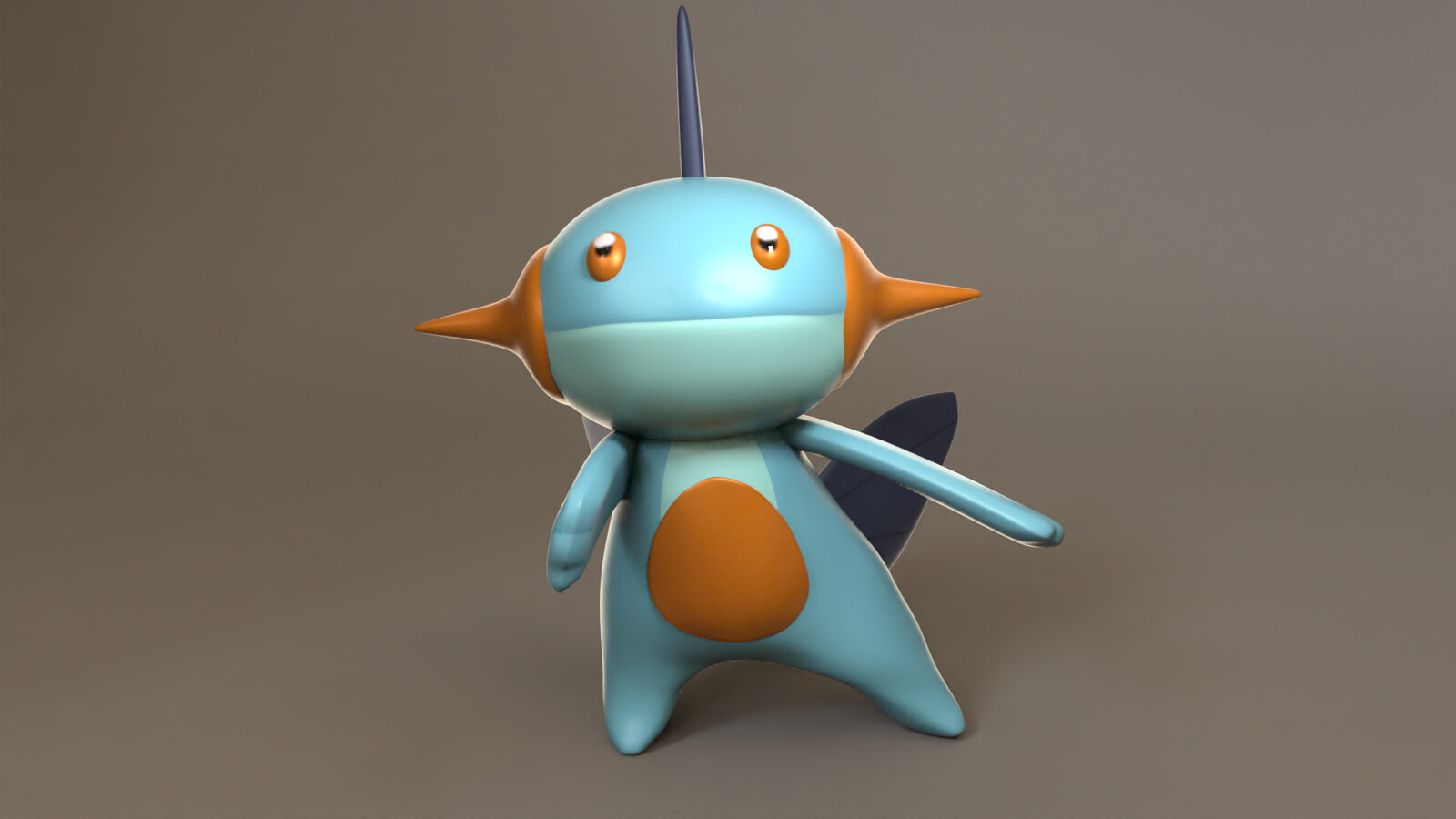 Rixeg Salim - Marshtomp Figurine 3D Model