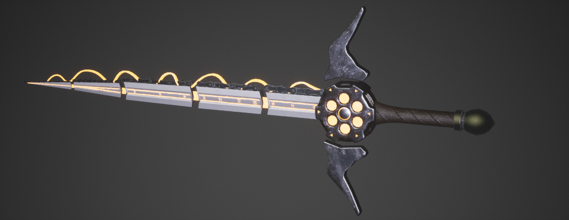 ArtStation - Sci-Fi Sword, University Project.