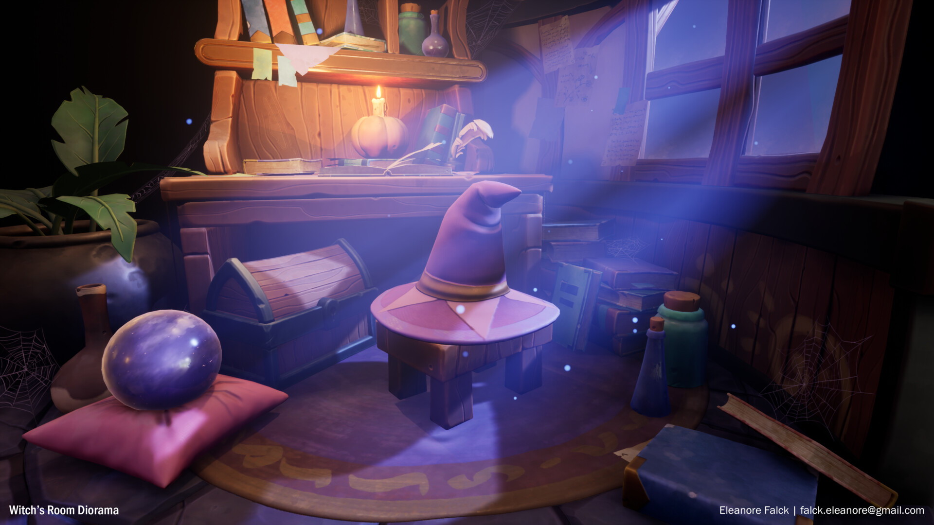 Eleanore Falck - Witch's Room Diorama
