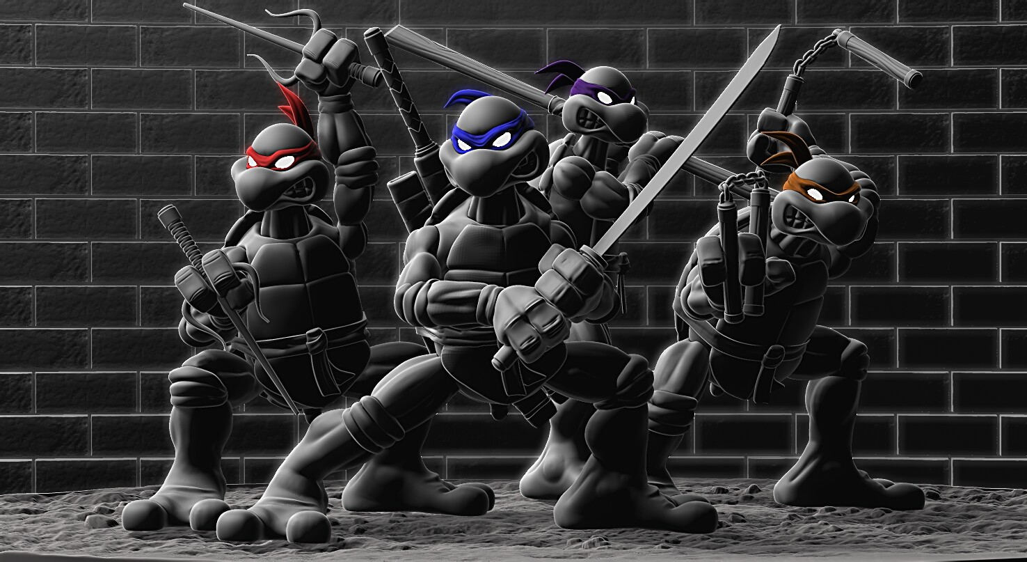 ArtStation - Classic 1984 Teenage Mutant Ninja Turtles