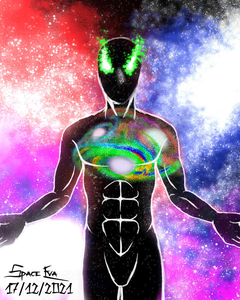 ArtStation - Cosmic Being commision
