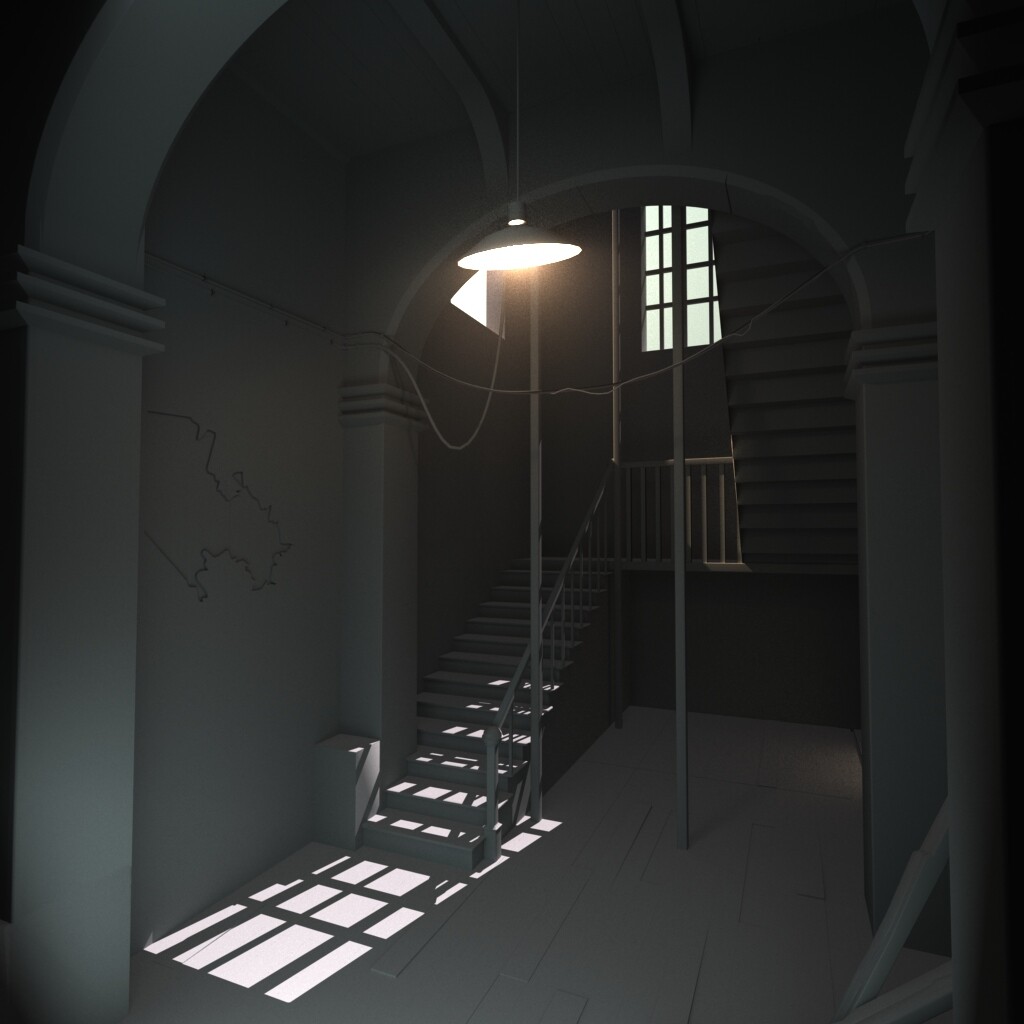 ArtStation - HAUNTED HOUSE - LIGHTING