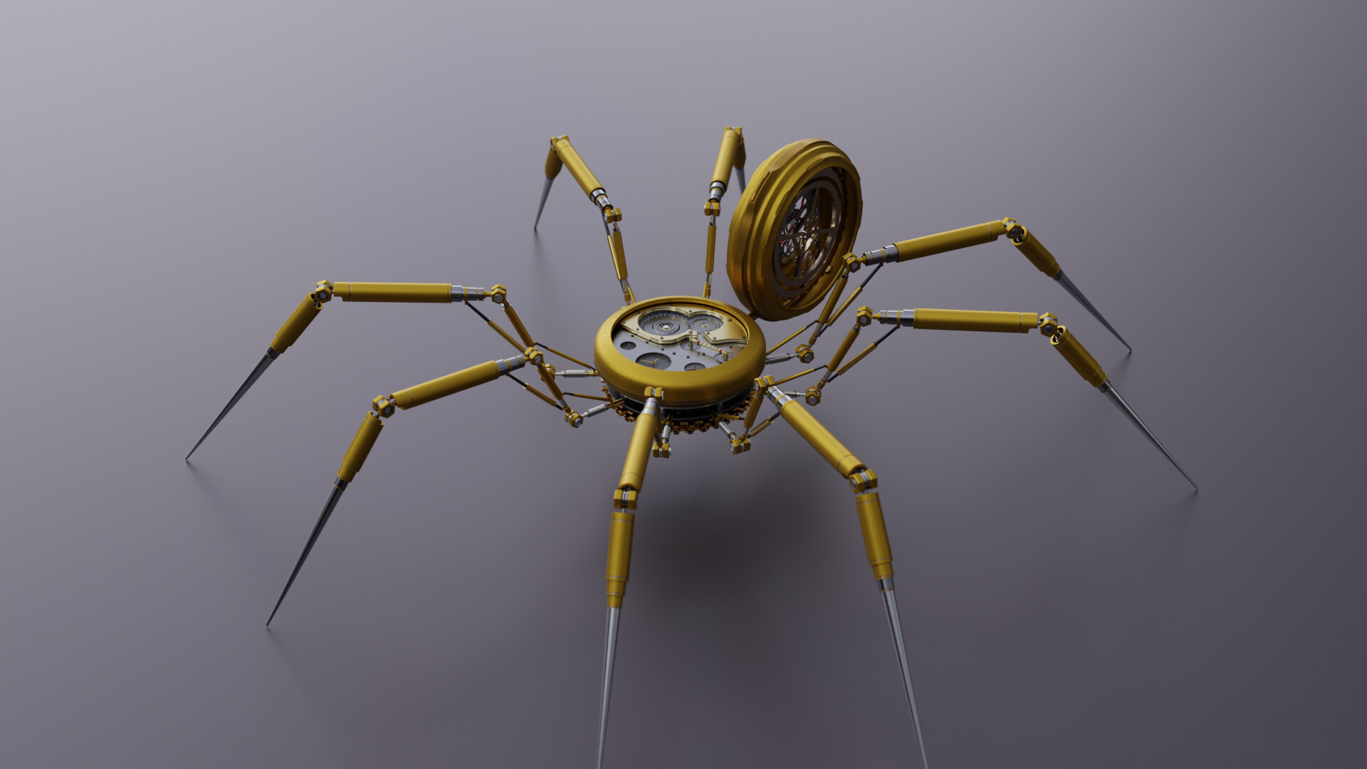 ArtStation - Steampunk Spider