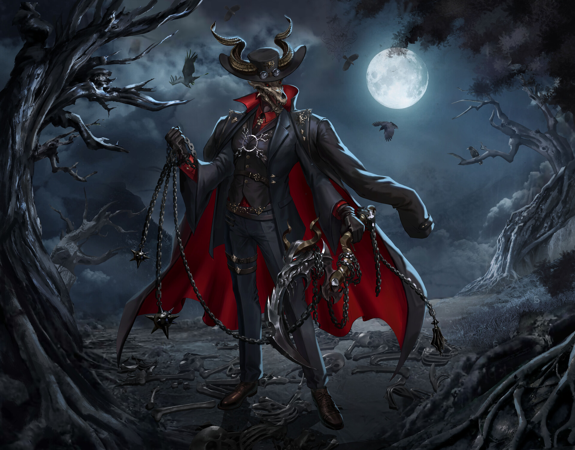 ArtStation - Plague Doctor illustration