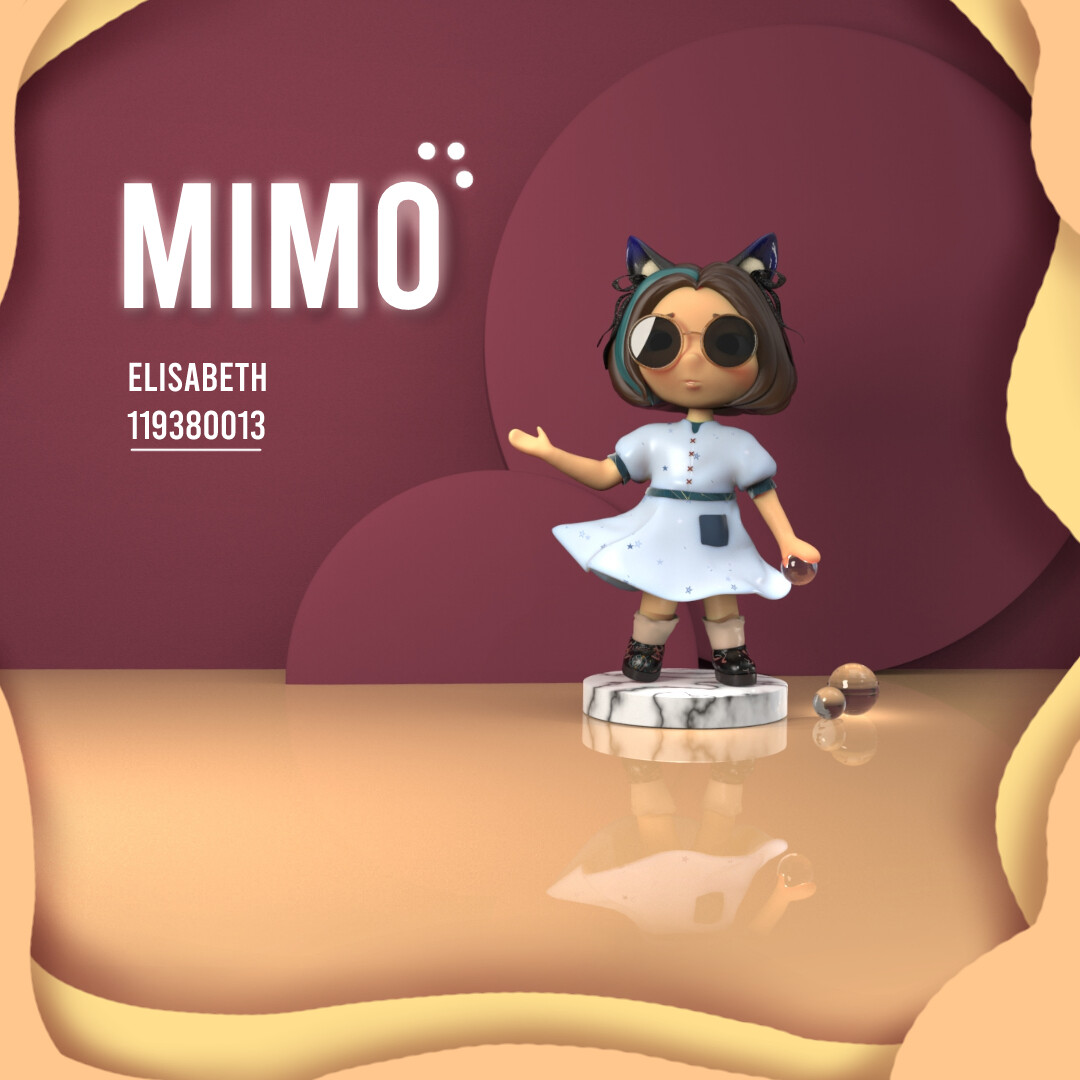 ArtStation - 3D Modelling Character "MIMO"