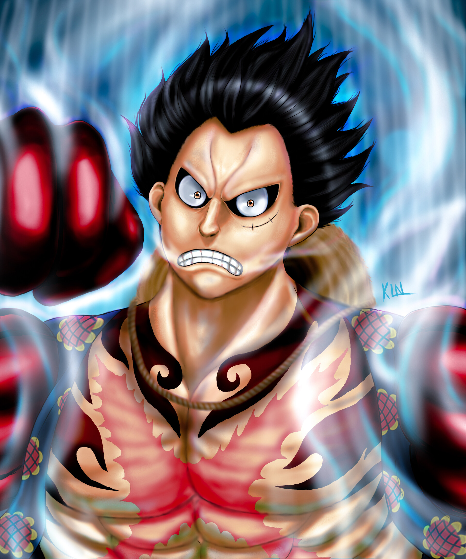 ArtStation - Luffy Gear 4