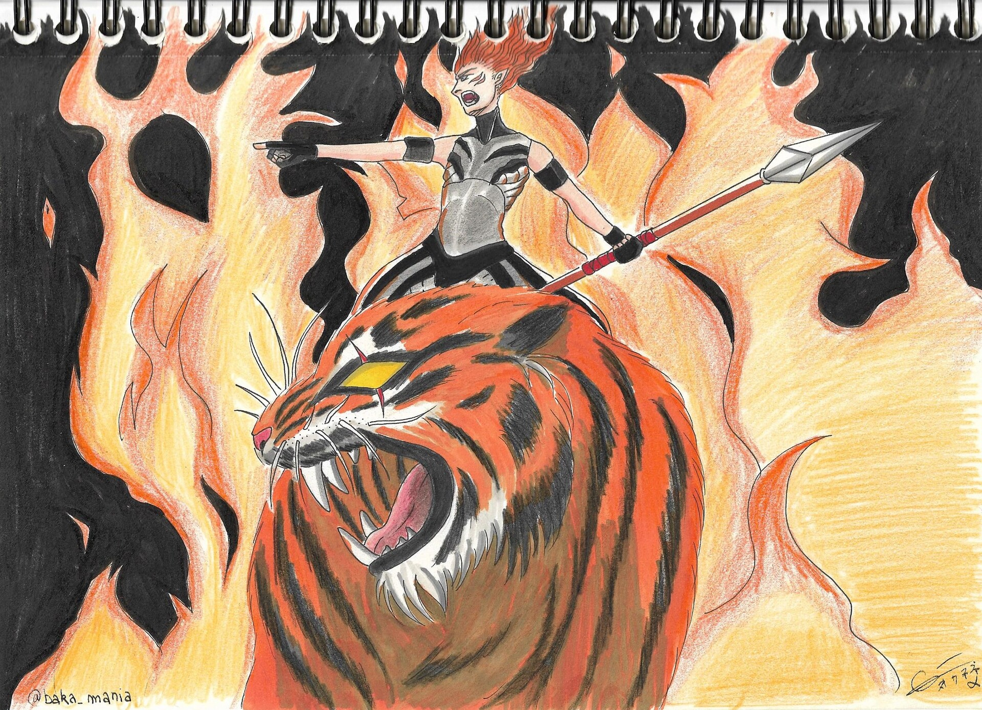 ArtStation - The tiger girl