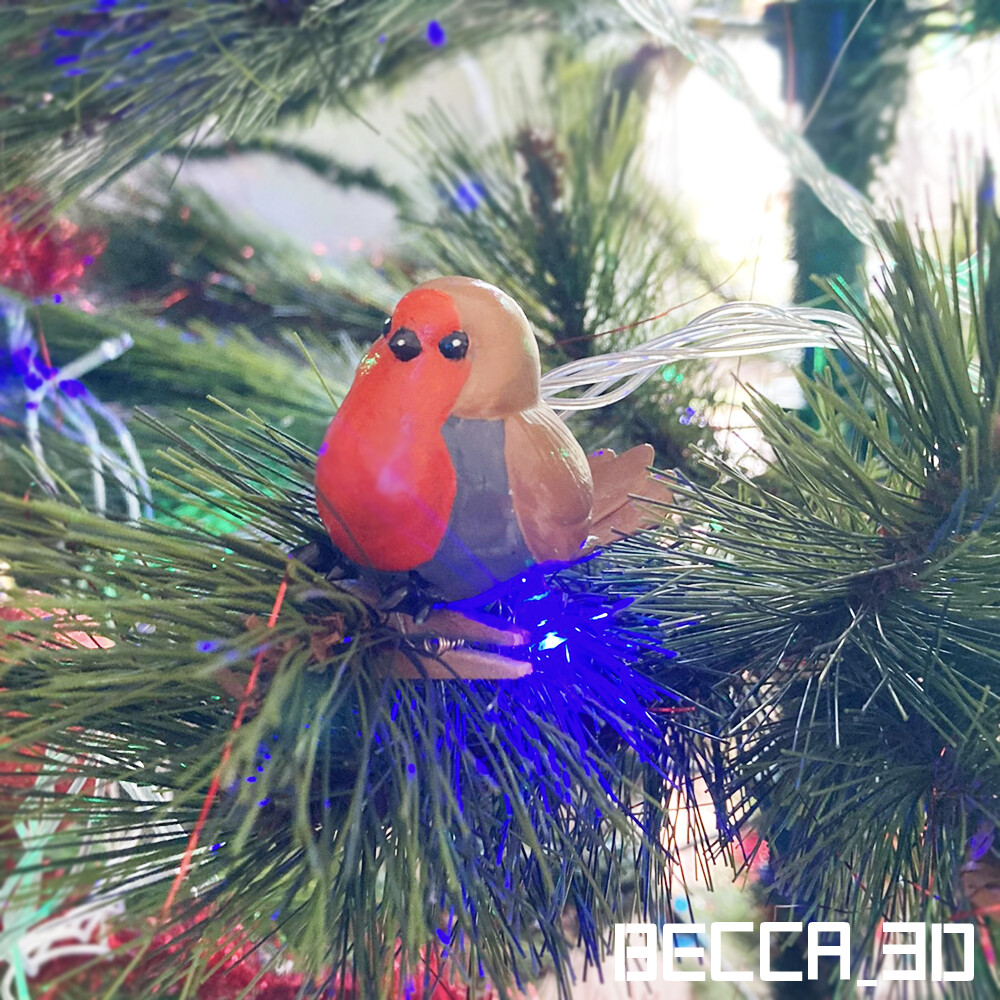 Becca_3D - Cute 3d printed Robin