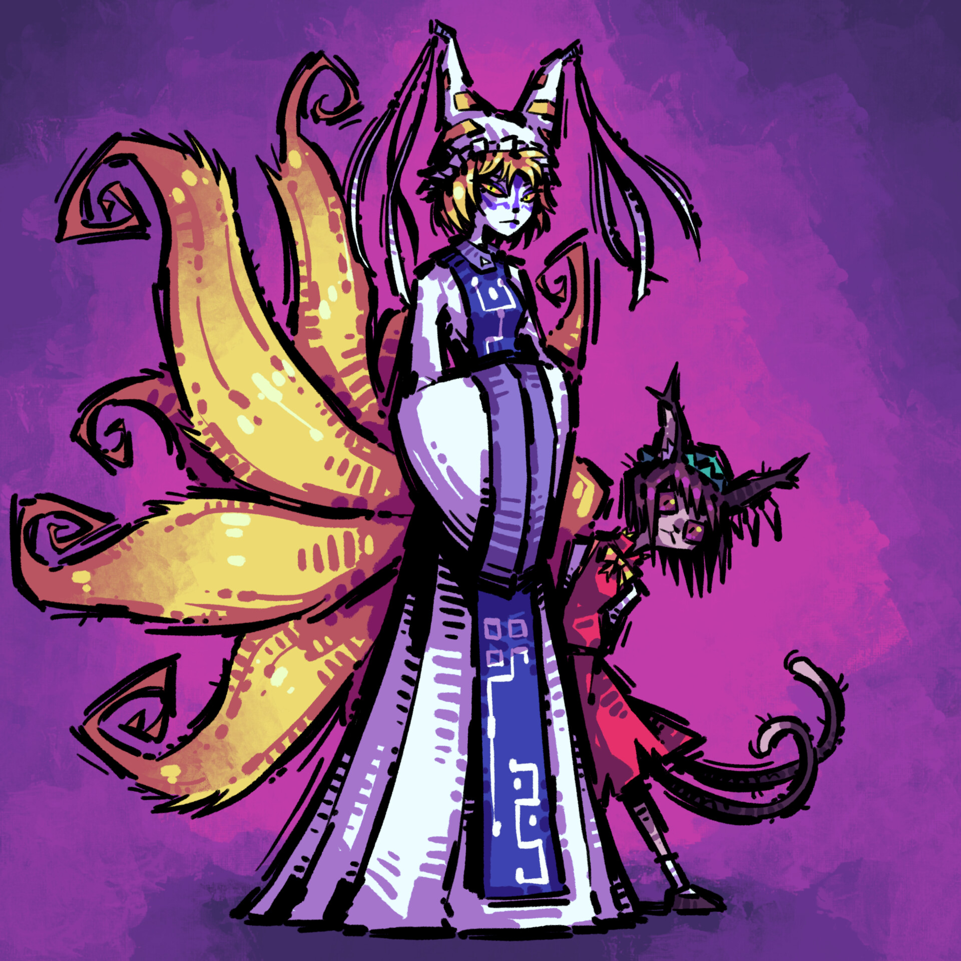 ArtStation - Touhou: Ran