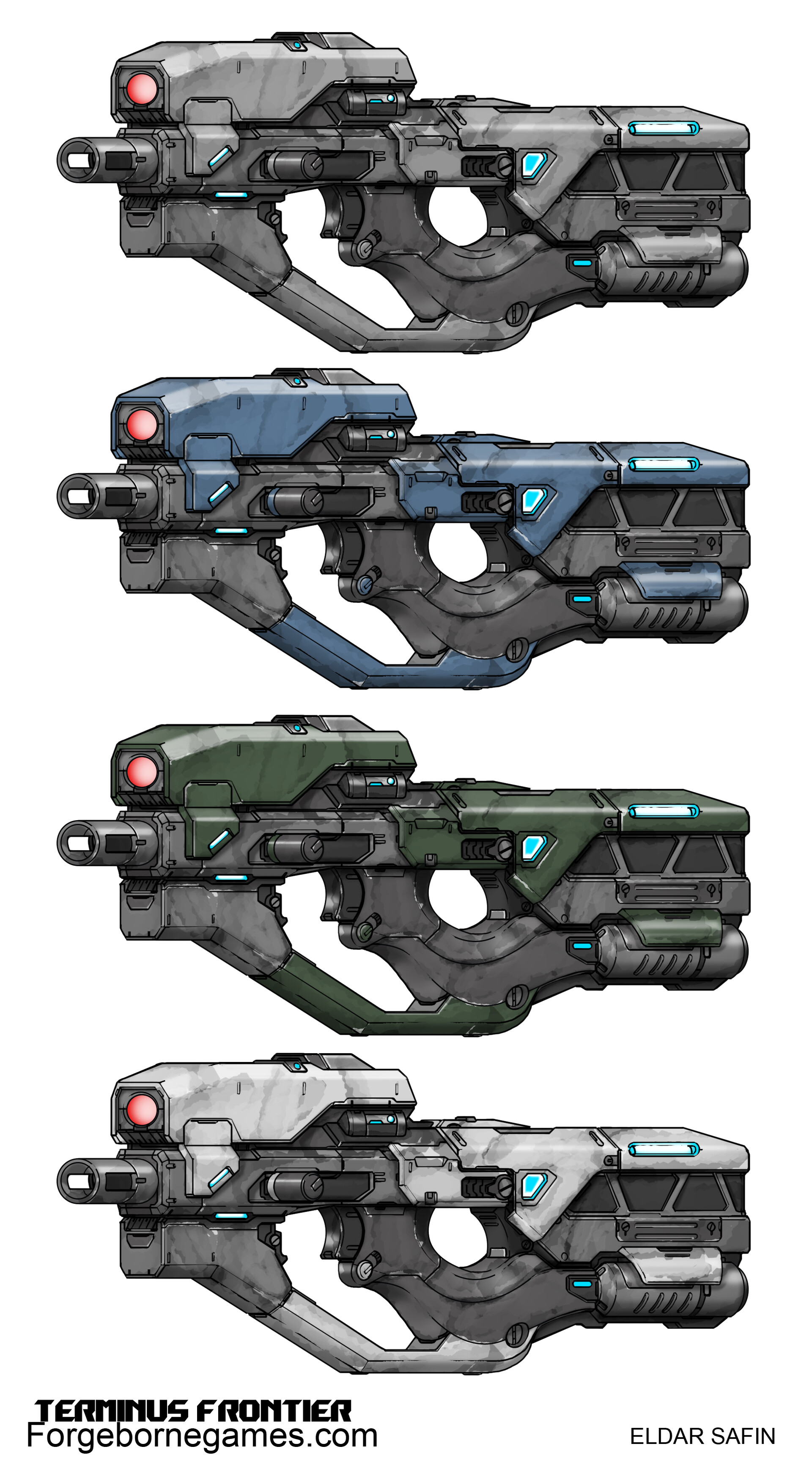 ArtStation - Terminus Frontier - Pulse rifle