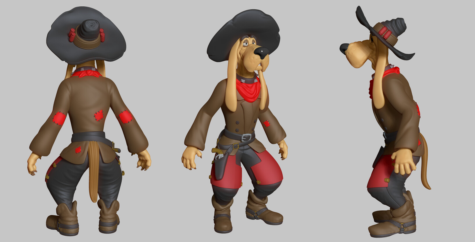 ArtStation - Dog Cowboy