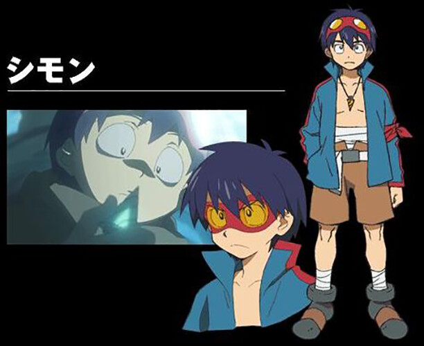 Tengen Toppa Gurren Lagann Kid Simon