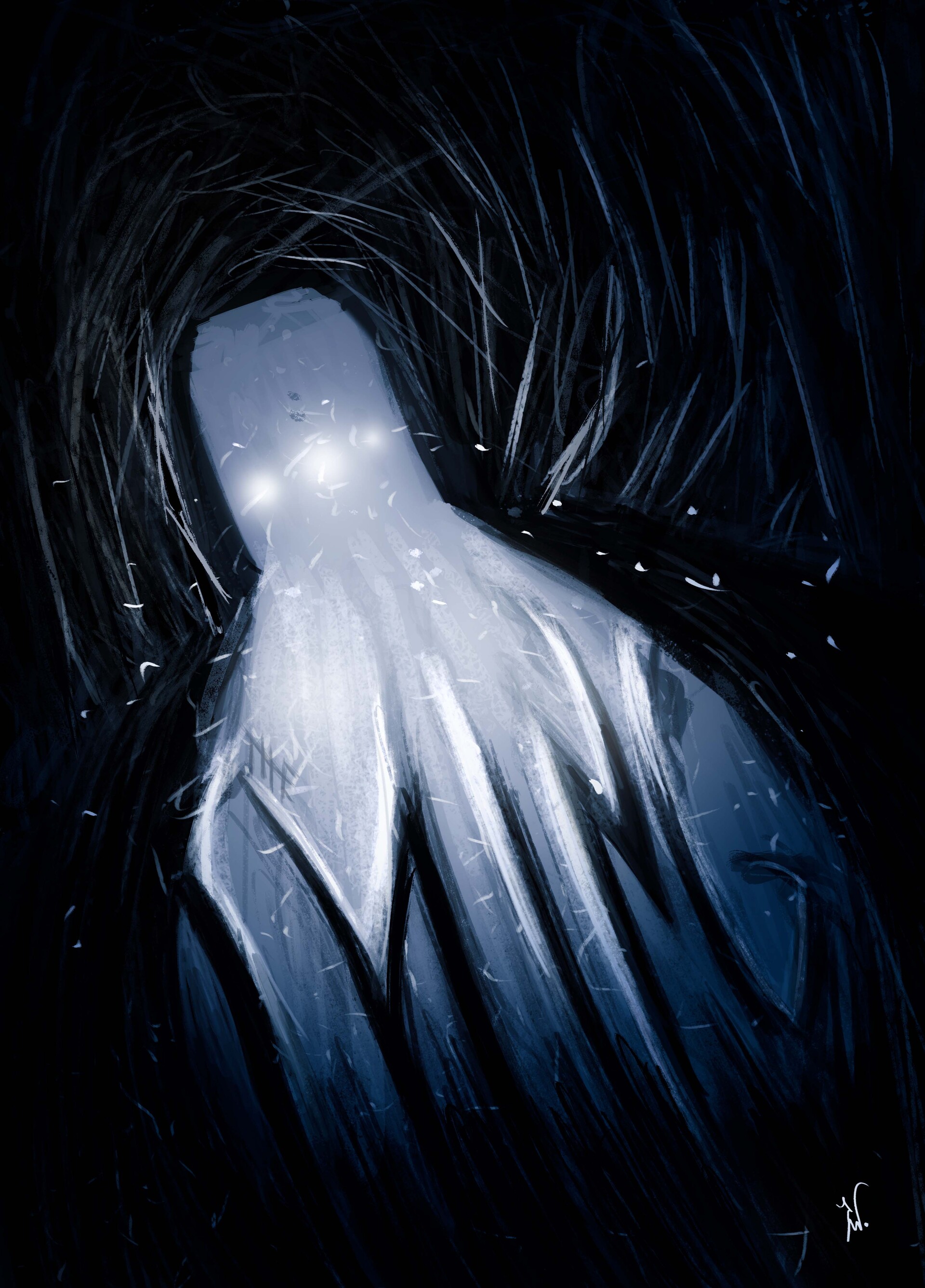 ArtStation - The Thing , Poster typo concept art