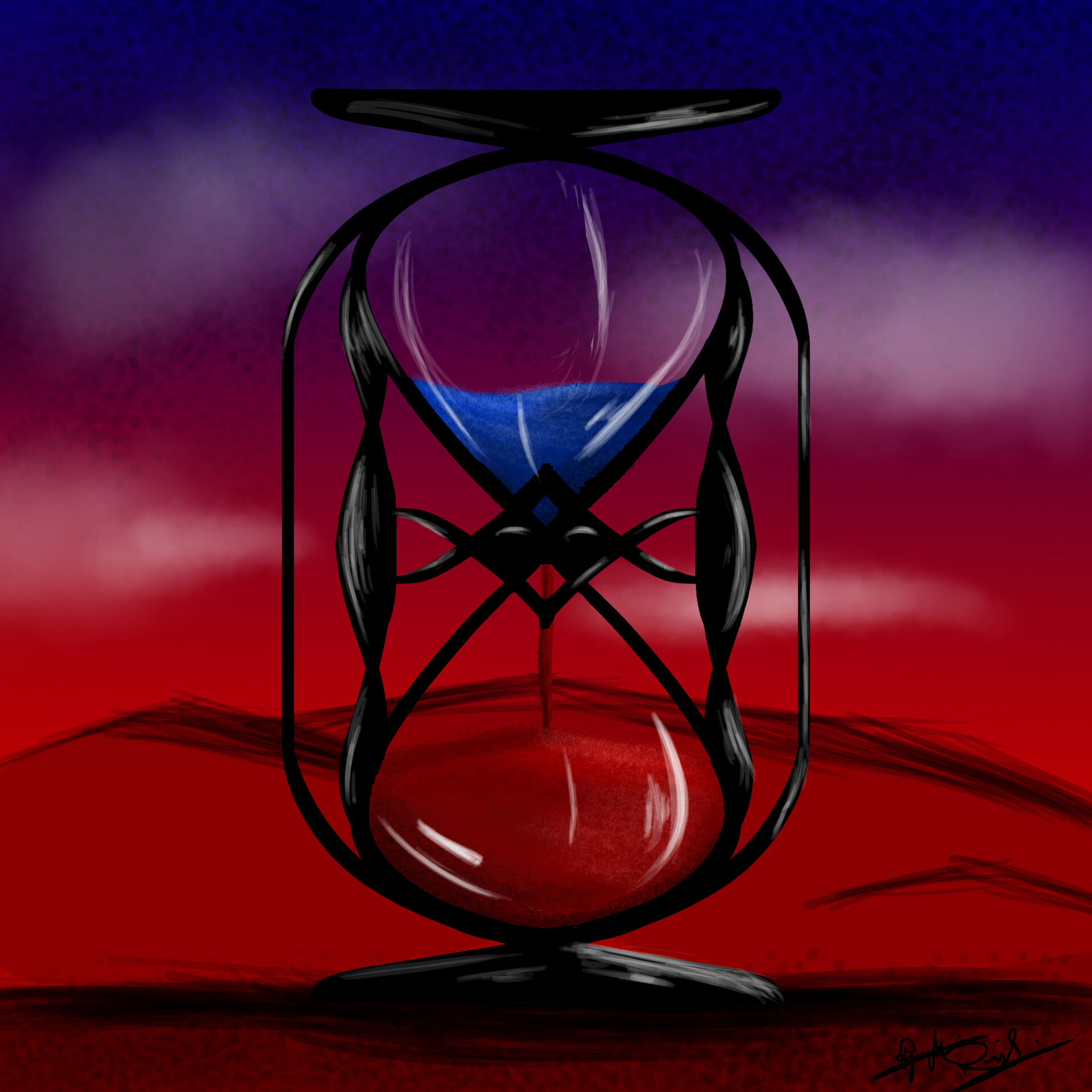 ArtStation - The Changing-sands Hourglass