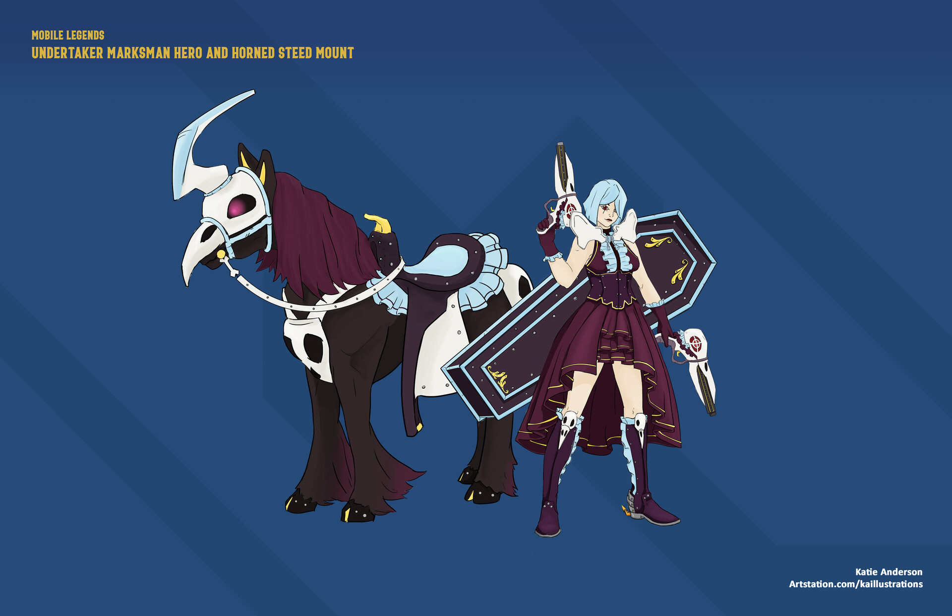 ArtStation - Student Work: Mobile Legends Character and Mount