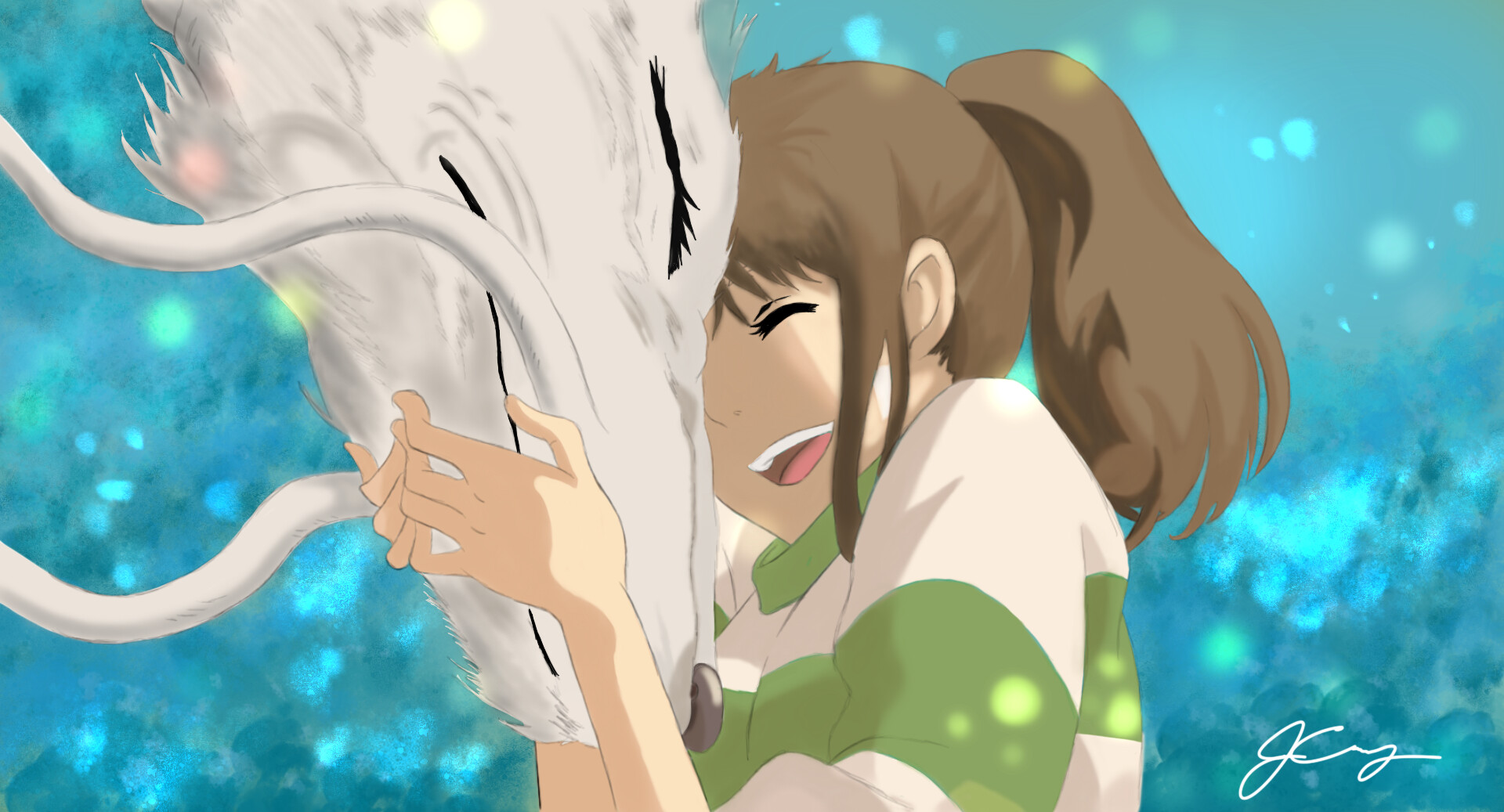 Spirited Away Haku And Chihiro Love
