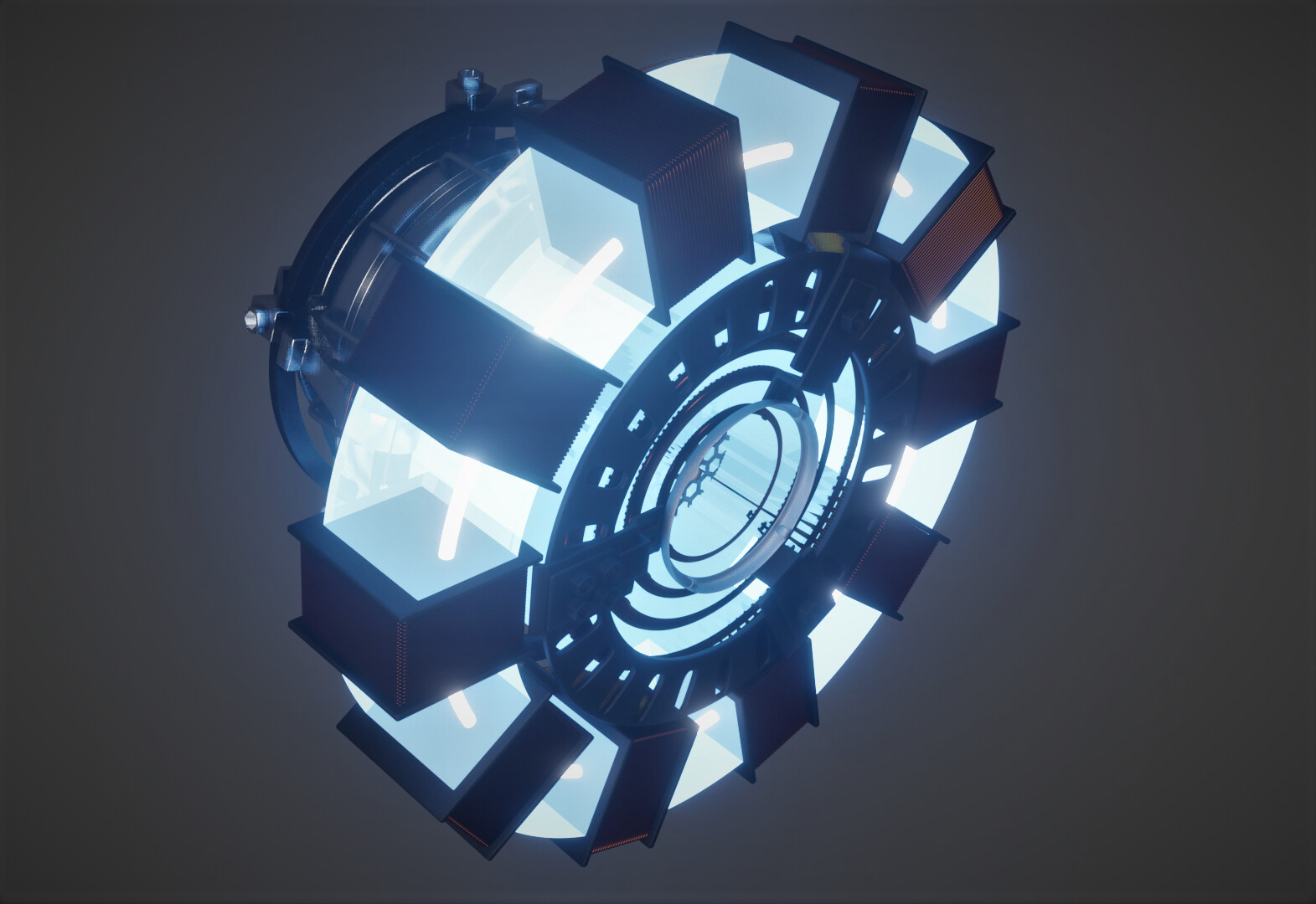 ArtStation - Tony Stark reactor