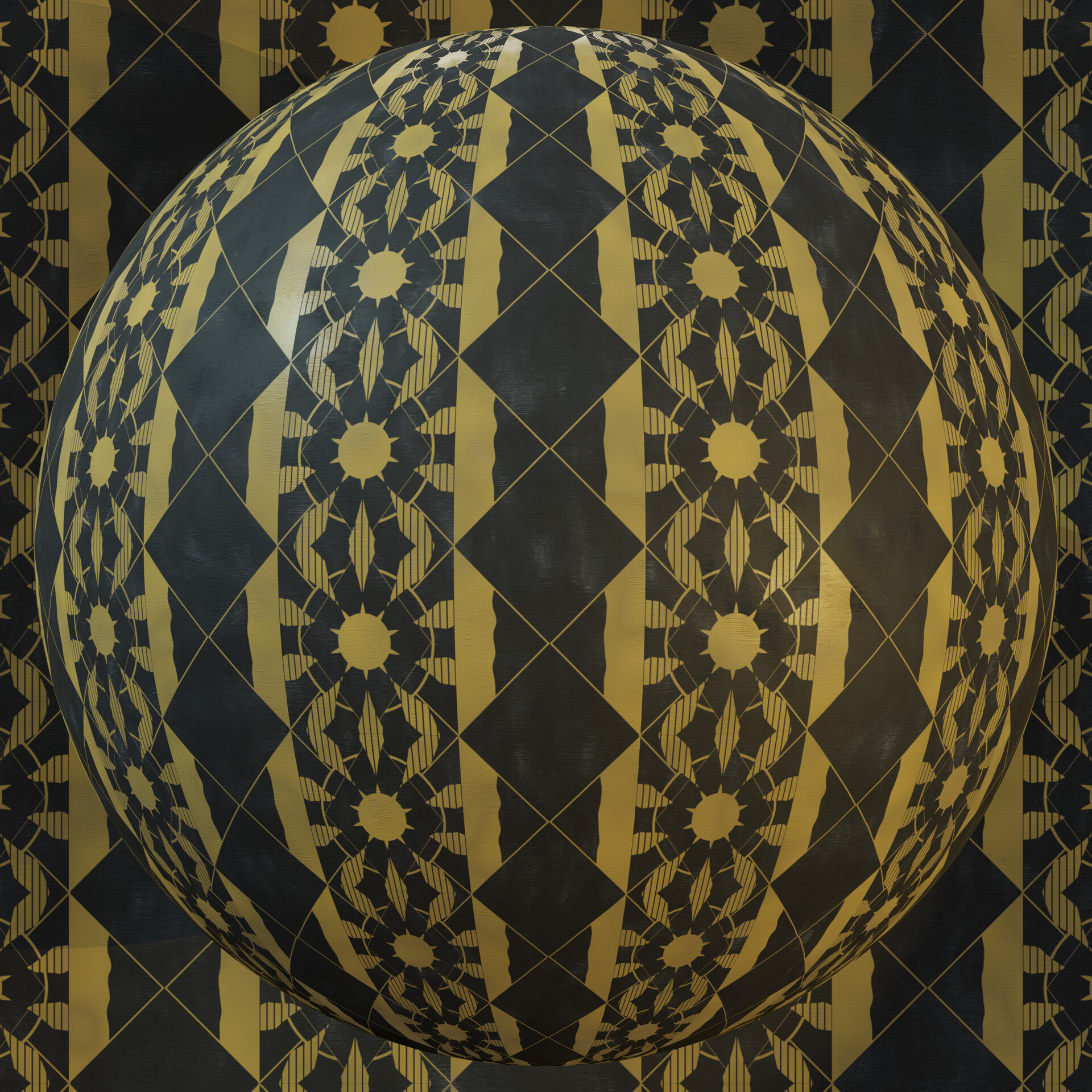 ArtStation - Gold Motif Wallpaper 2