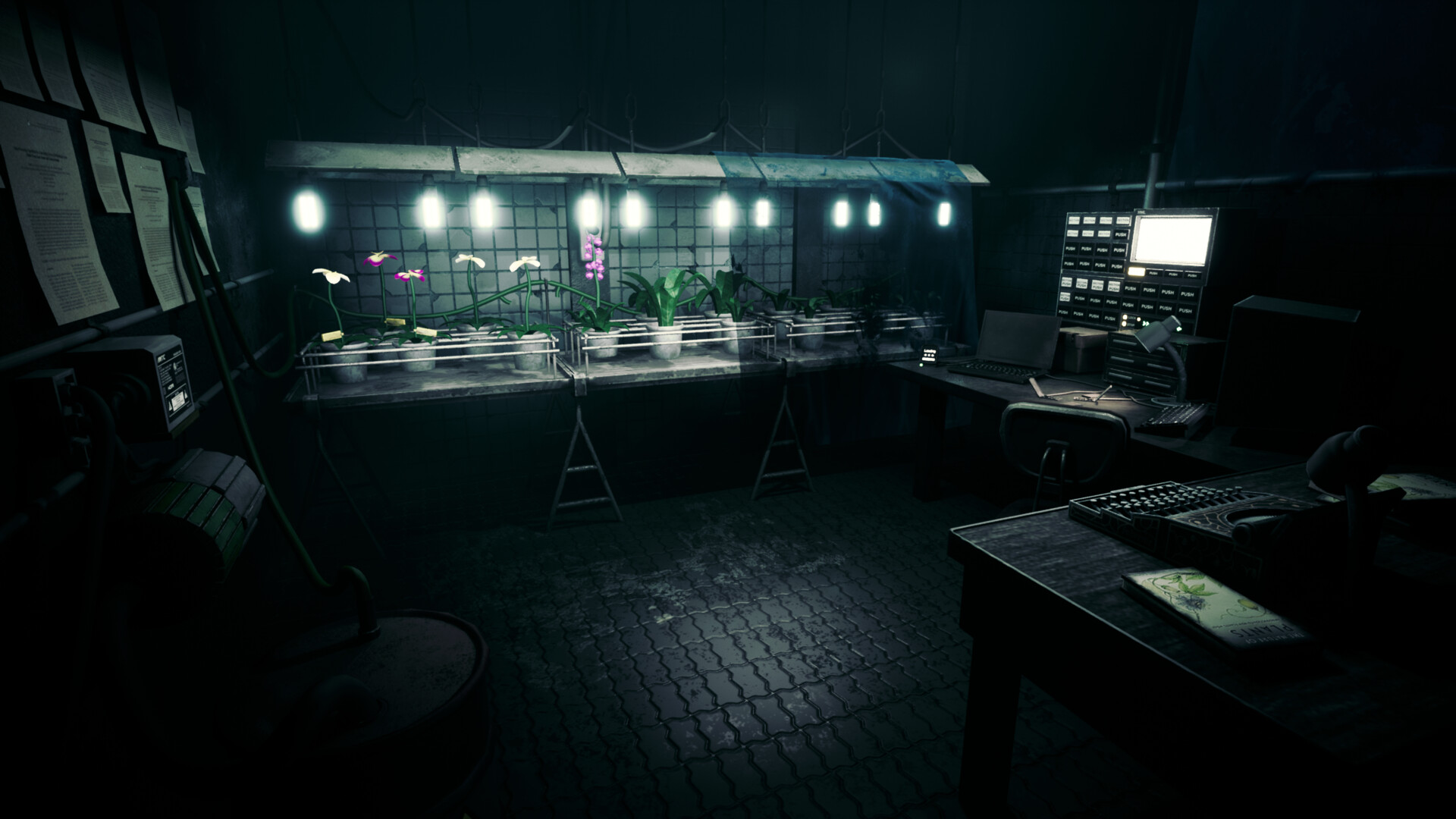 Cade Hutchings - Plant research lab