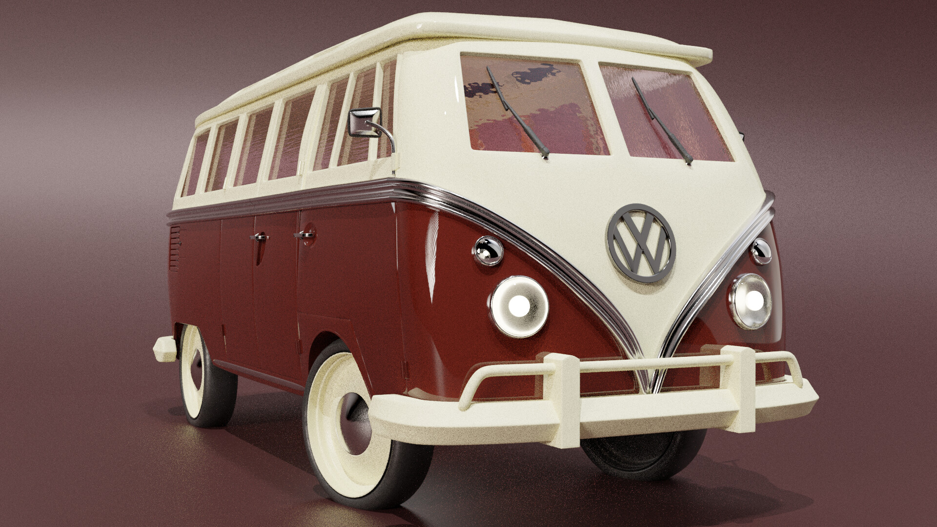 ArtStation - volkswagen transporter T4