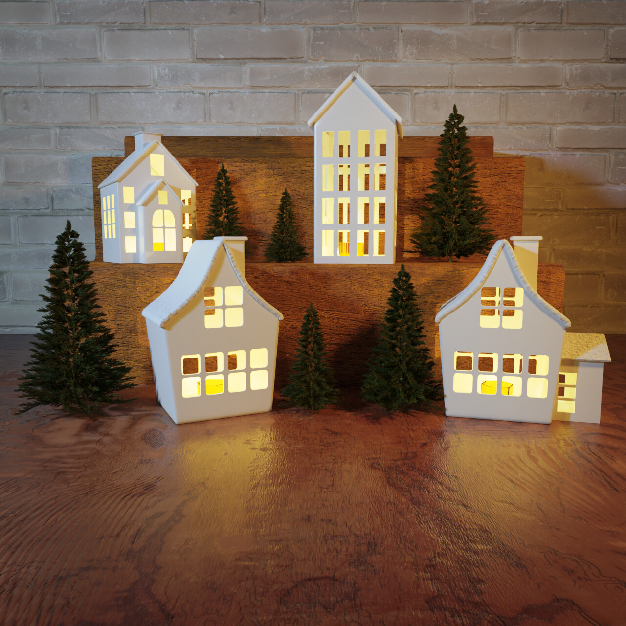 ArtStation - Toy houses