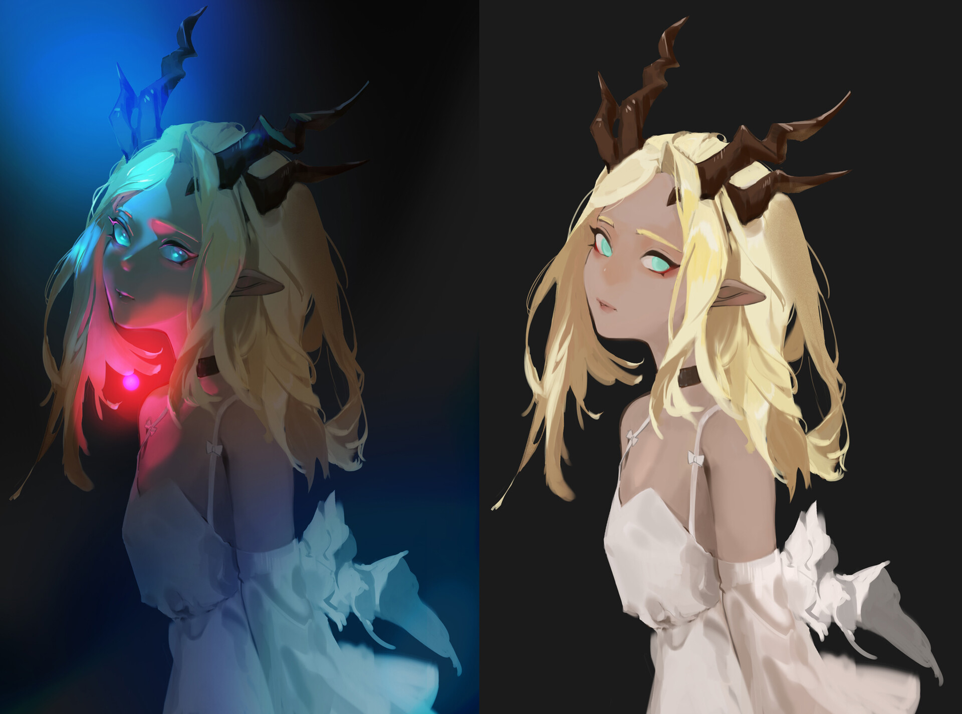 ArtStation - [2D Character Portraits｜Light & Shadow]