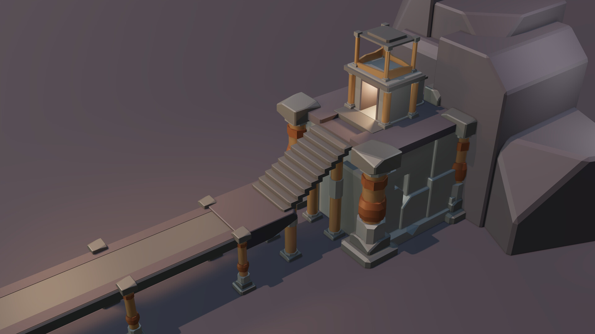 ArtStation - Low Poly Passage