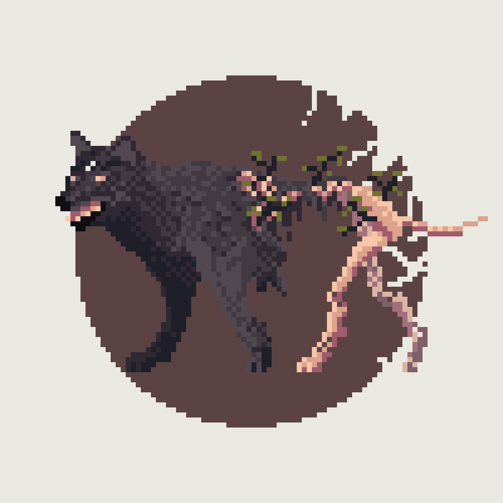 ArtStation - Fall wolf