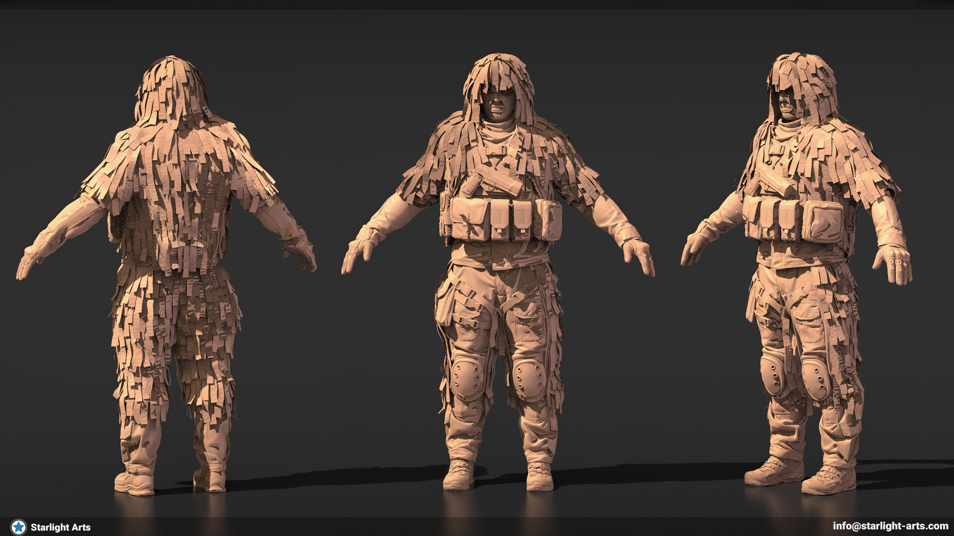 ArtStation - Ghillie Suit
